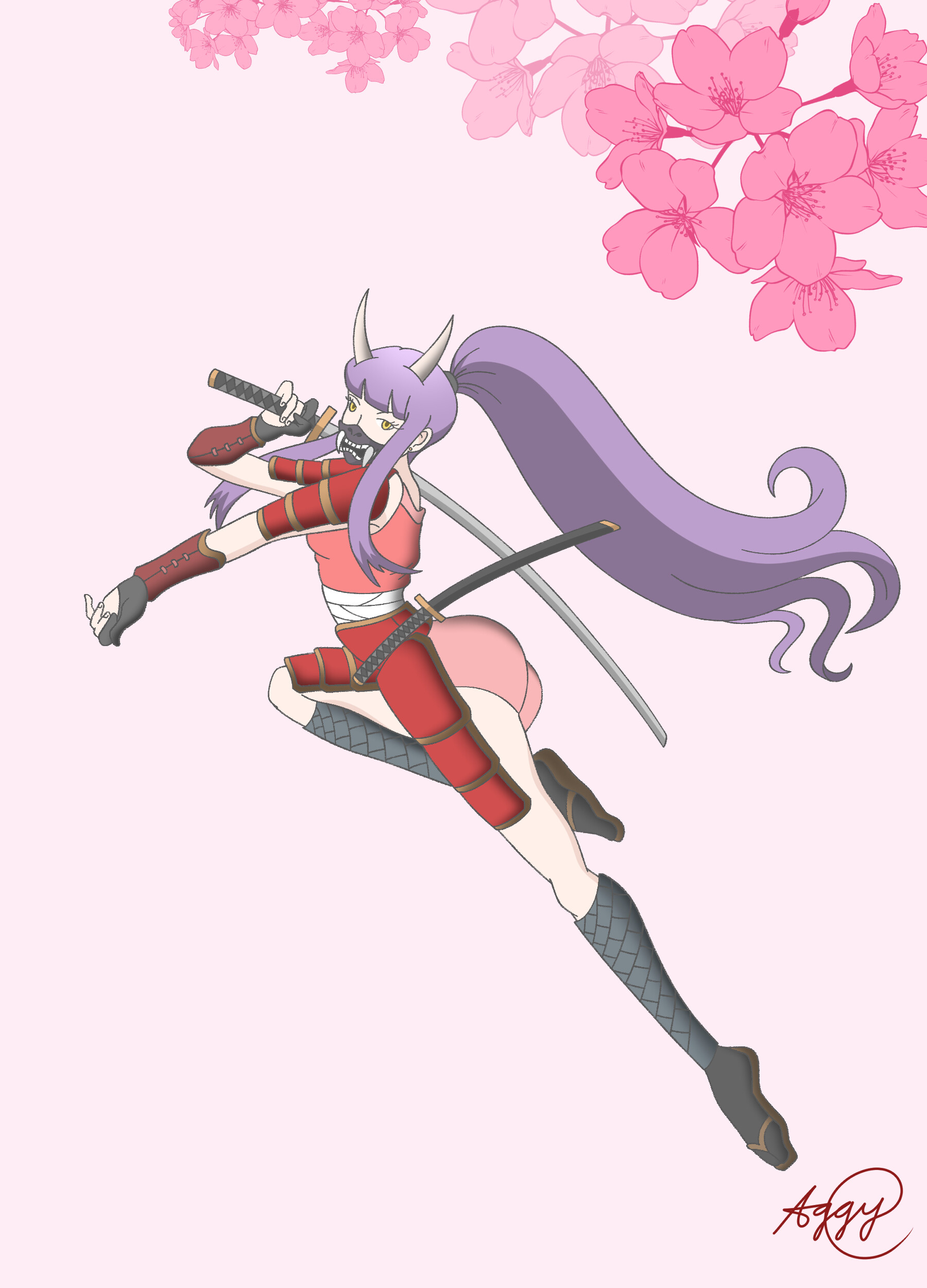 ArtStation - Samurai Ghost Girl