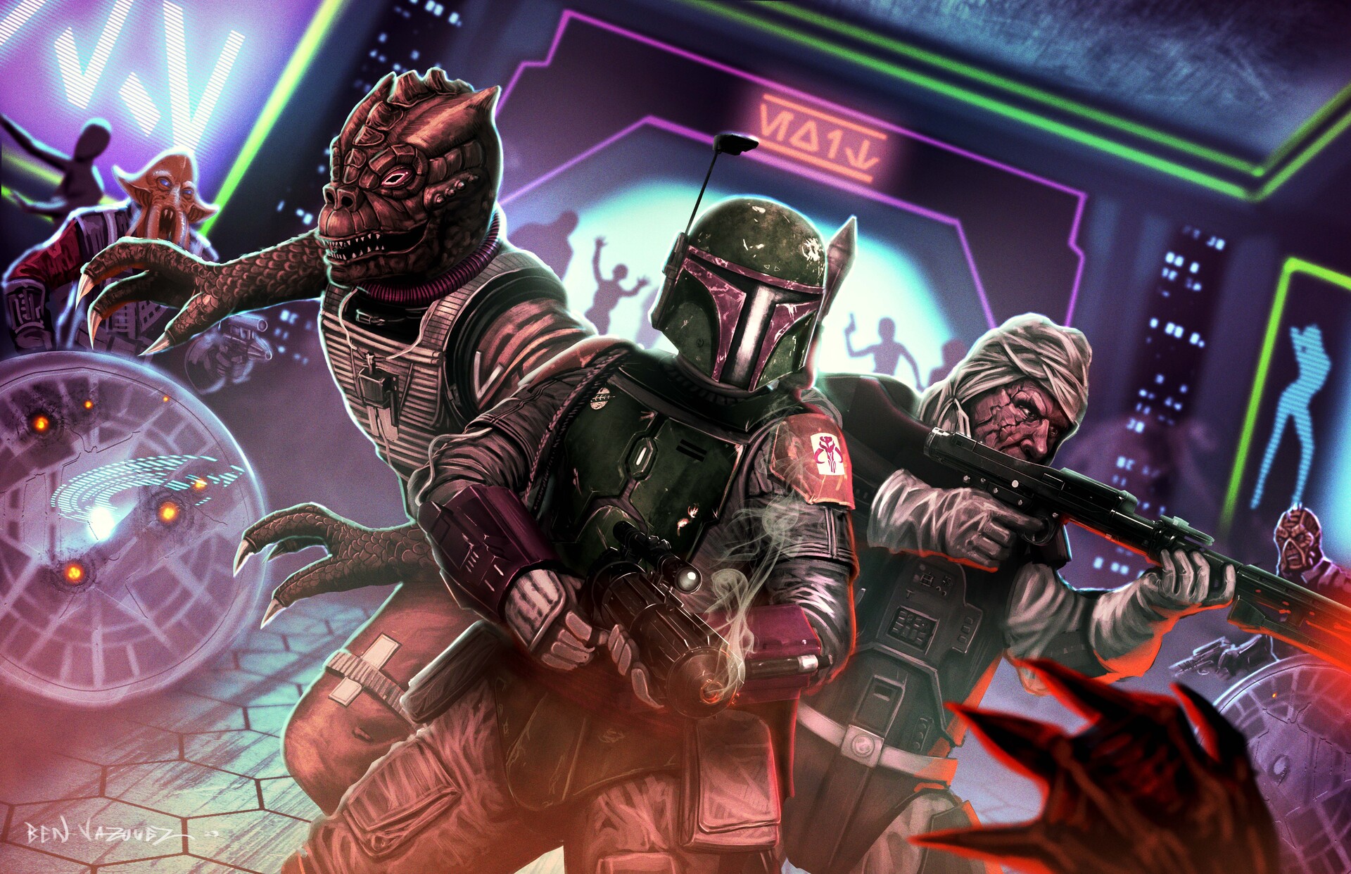 ArtStation - Bounty Hunters