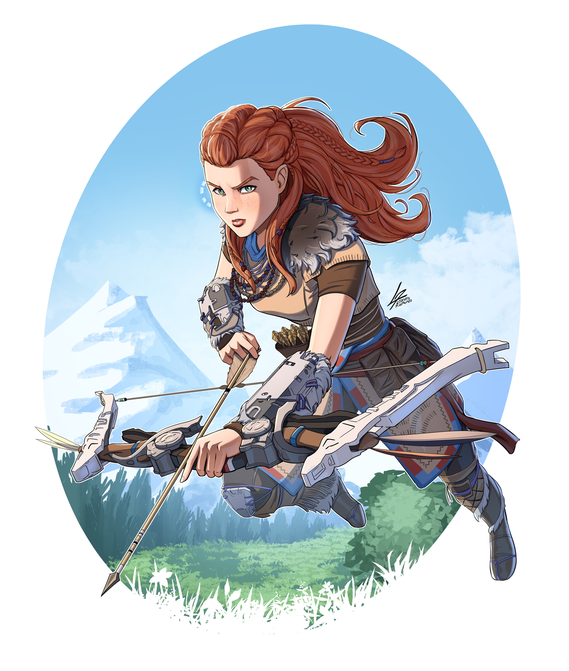 Artstation Aloy Horizon Zero Dawn Pinup