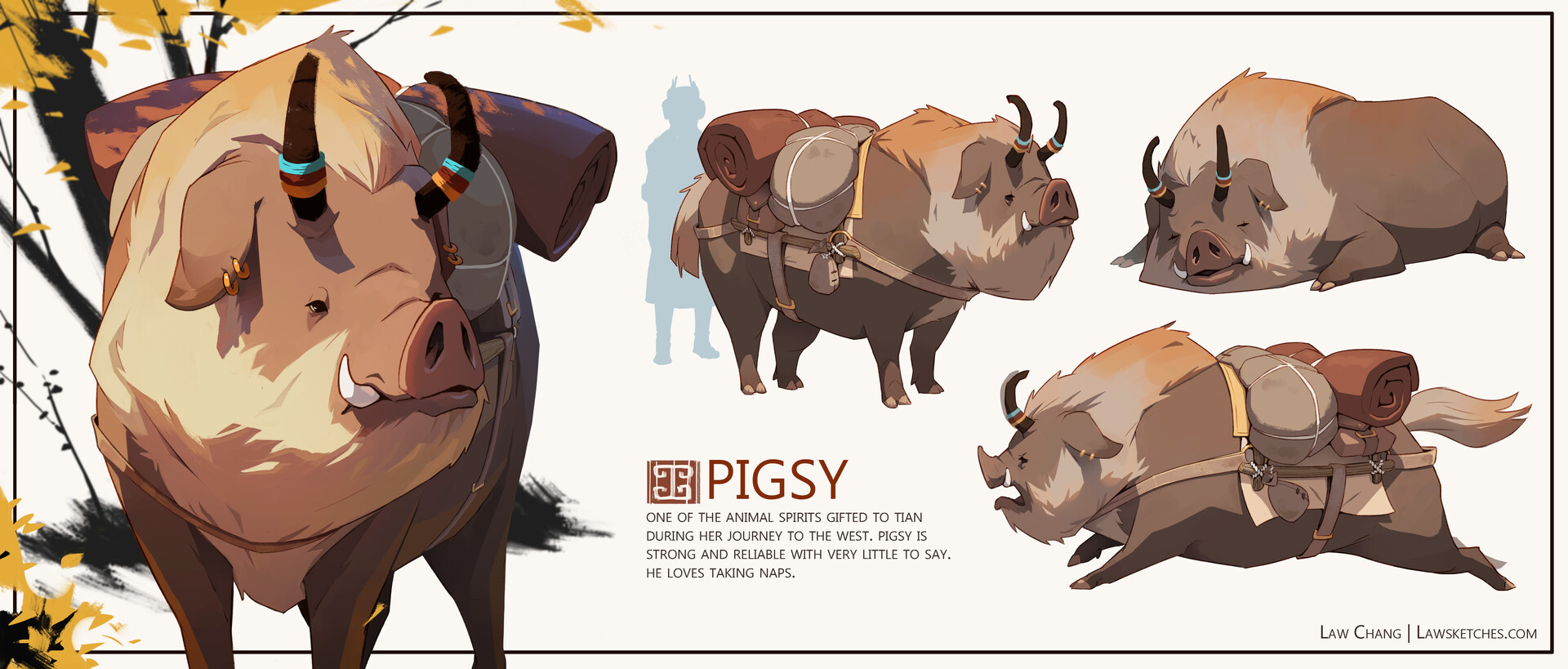ArtStation - Pigsy Sheet