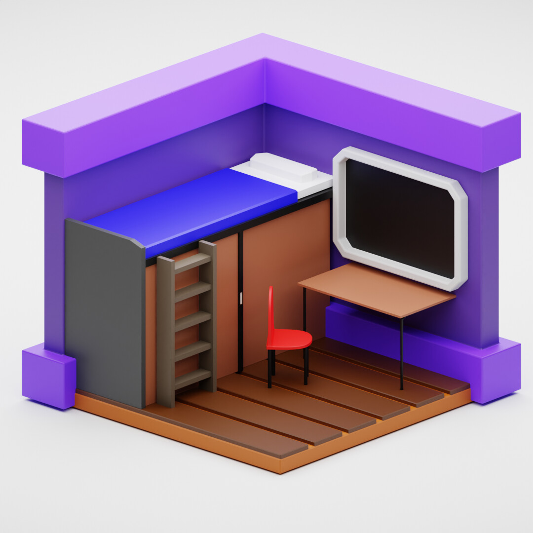 ArtStation - Small Room Fast Concept