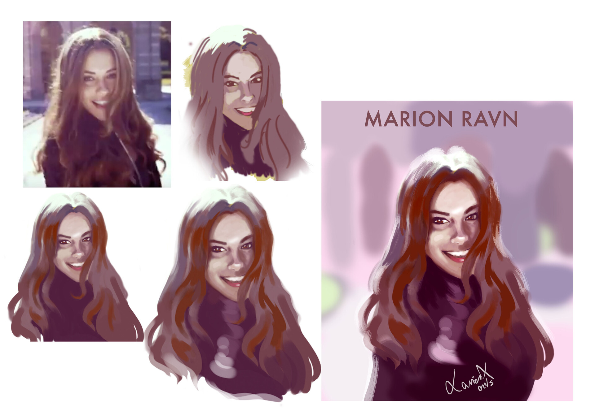 Javier Fernández Bernades - Marion Raven portrait