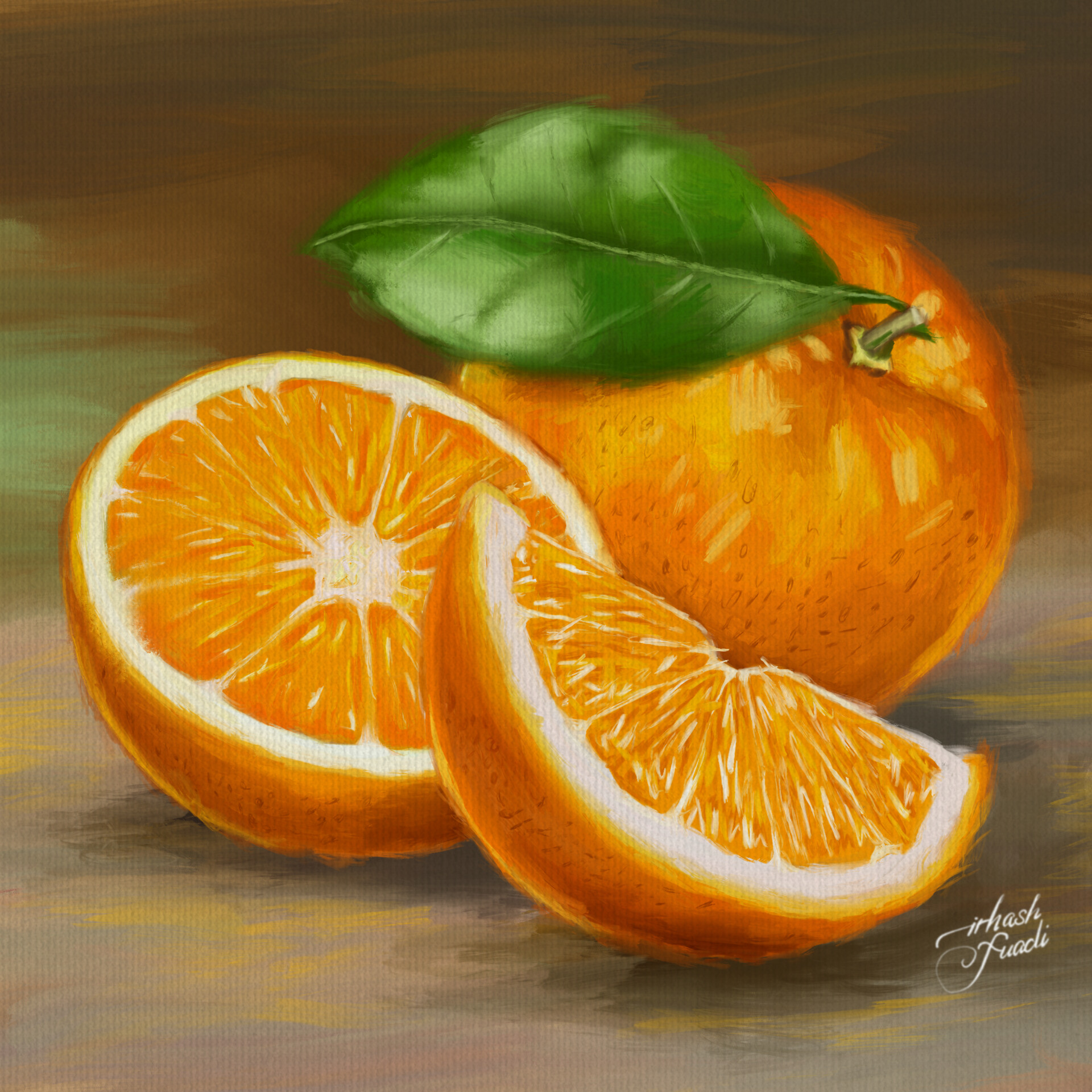 ArtStation - Orange Painting (Study)
