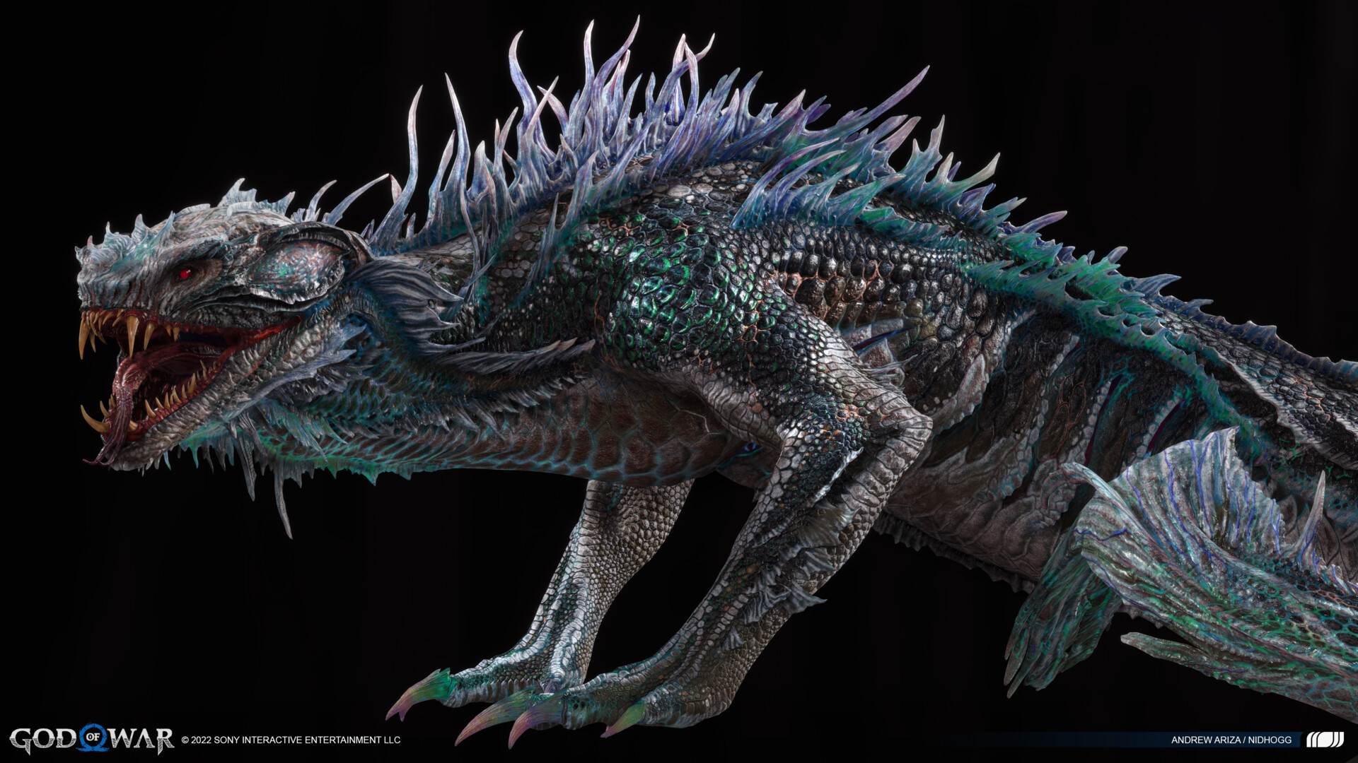 Andrew Ariza - GOD OF WAR RAGNAROK - Nidhogg