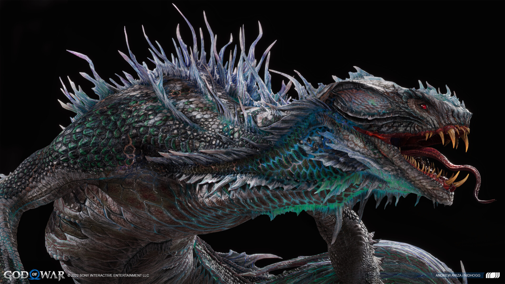 Andrew Ariza - GOD OF WAR RAGNAROK - Nidhogg