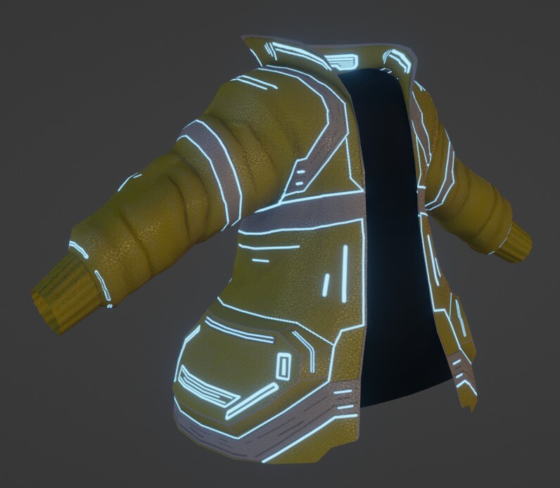 ArtStation - Cyberpunk David Jacket