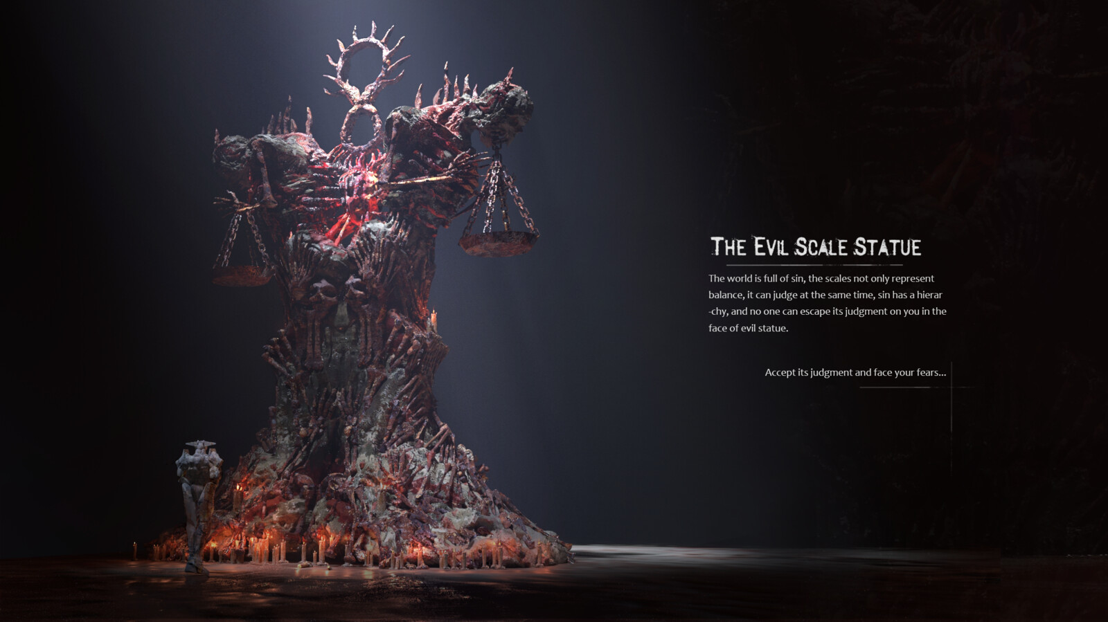 康晨曦艺术工作室 KCX STUDIO - The evil scale statuexue