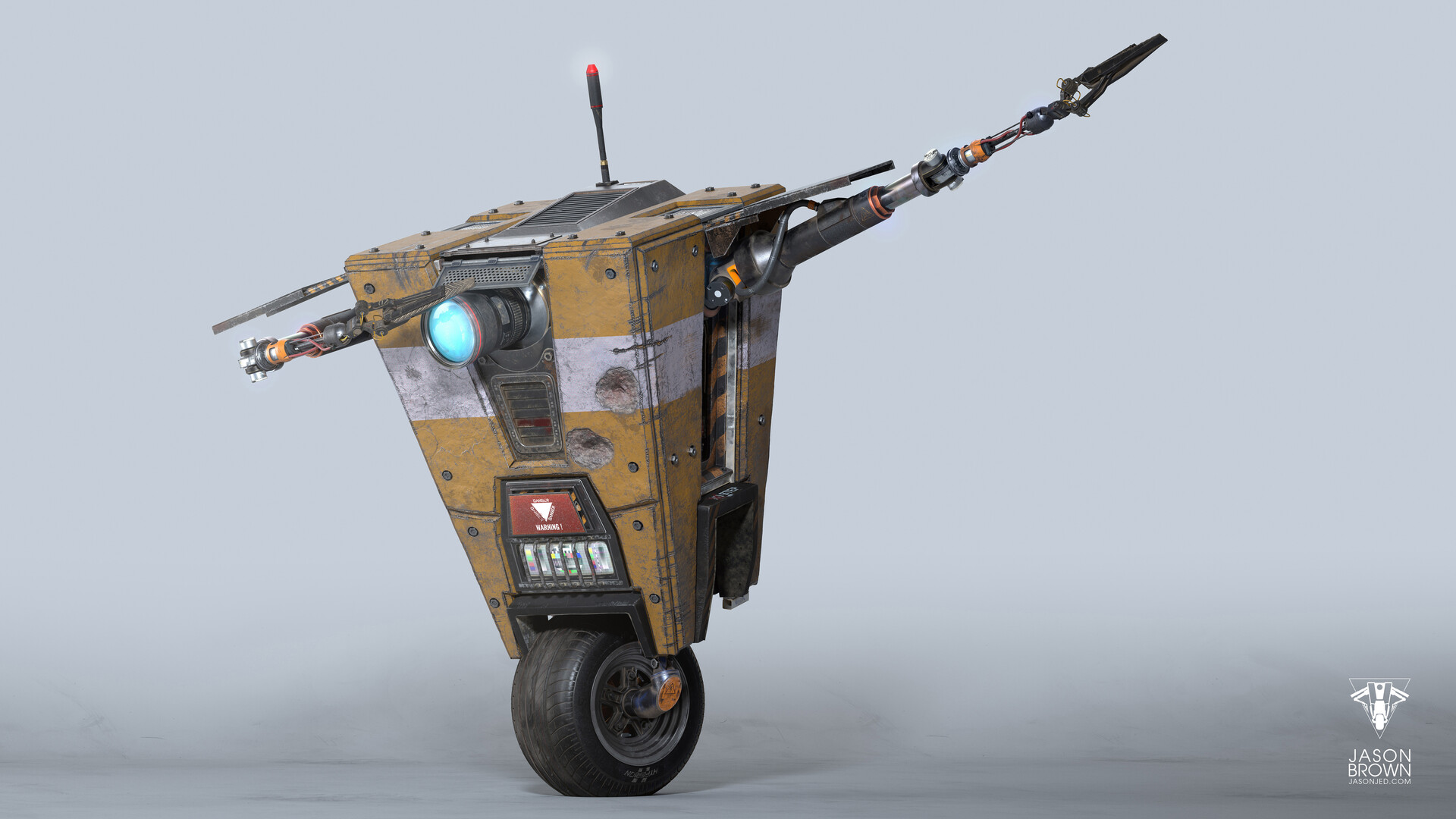 Jason Brown - CL4P-TP Clap Trap (Borderlands Fan Art)