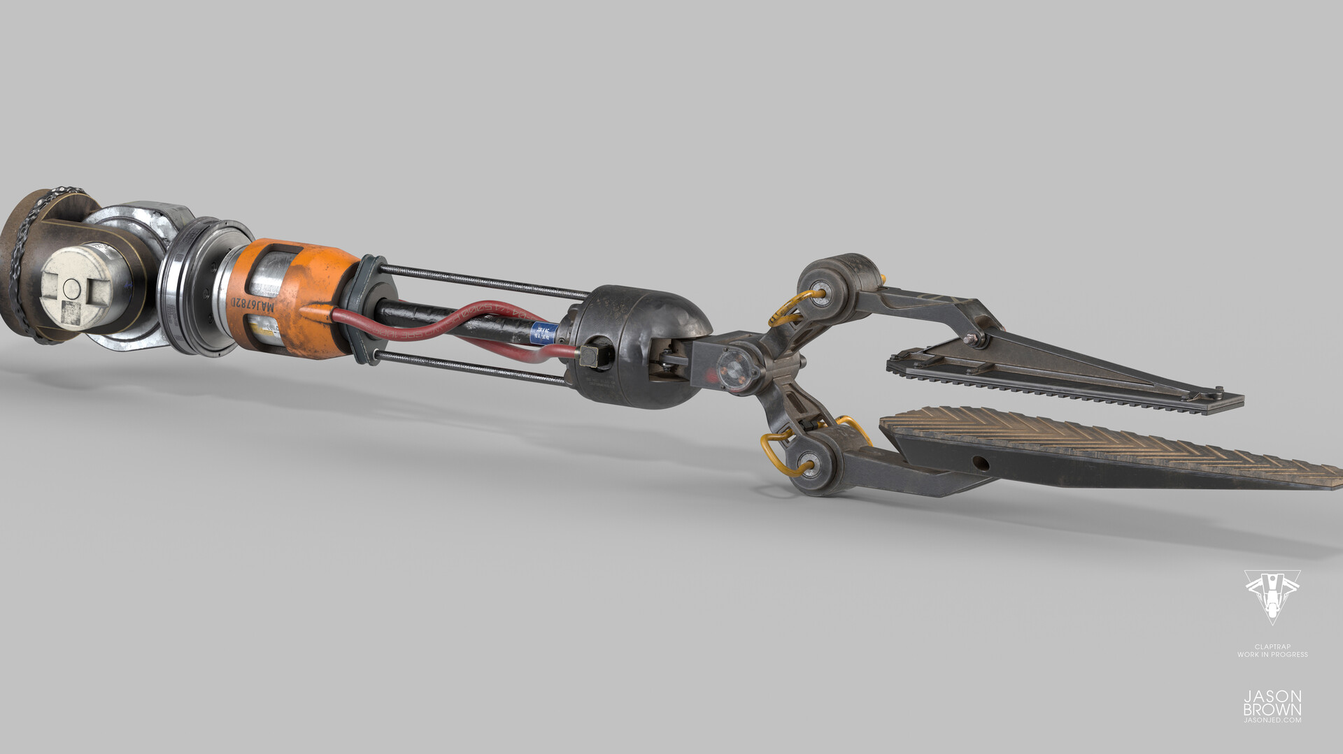 Jason Brown - CL4P-TP Clap Trap (Borderlands Fan Art)