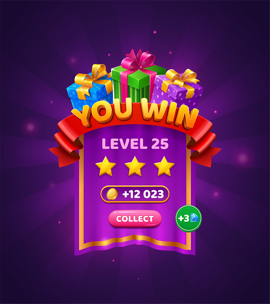 ArtStation - Victory screen vector