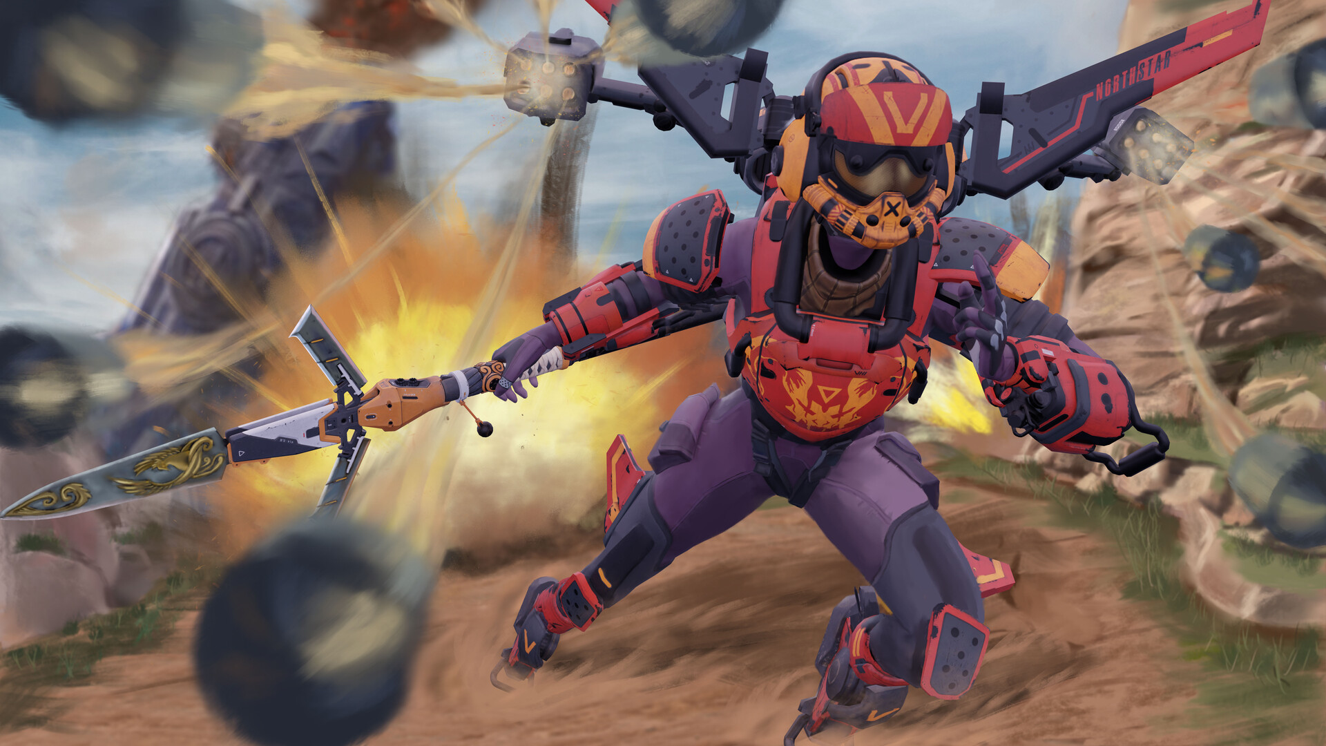 ArtStation - Apex Legends - A.K.A Kairi, Valk and the ghost of the viper