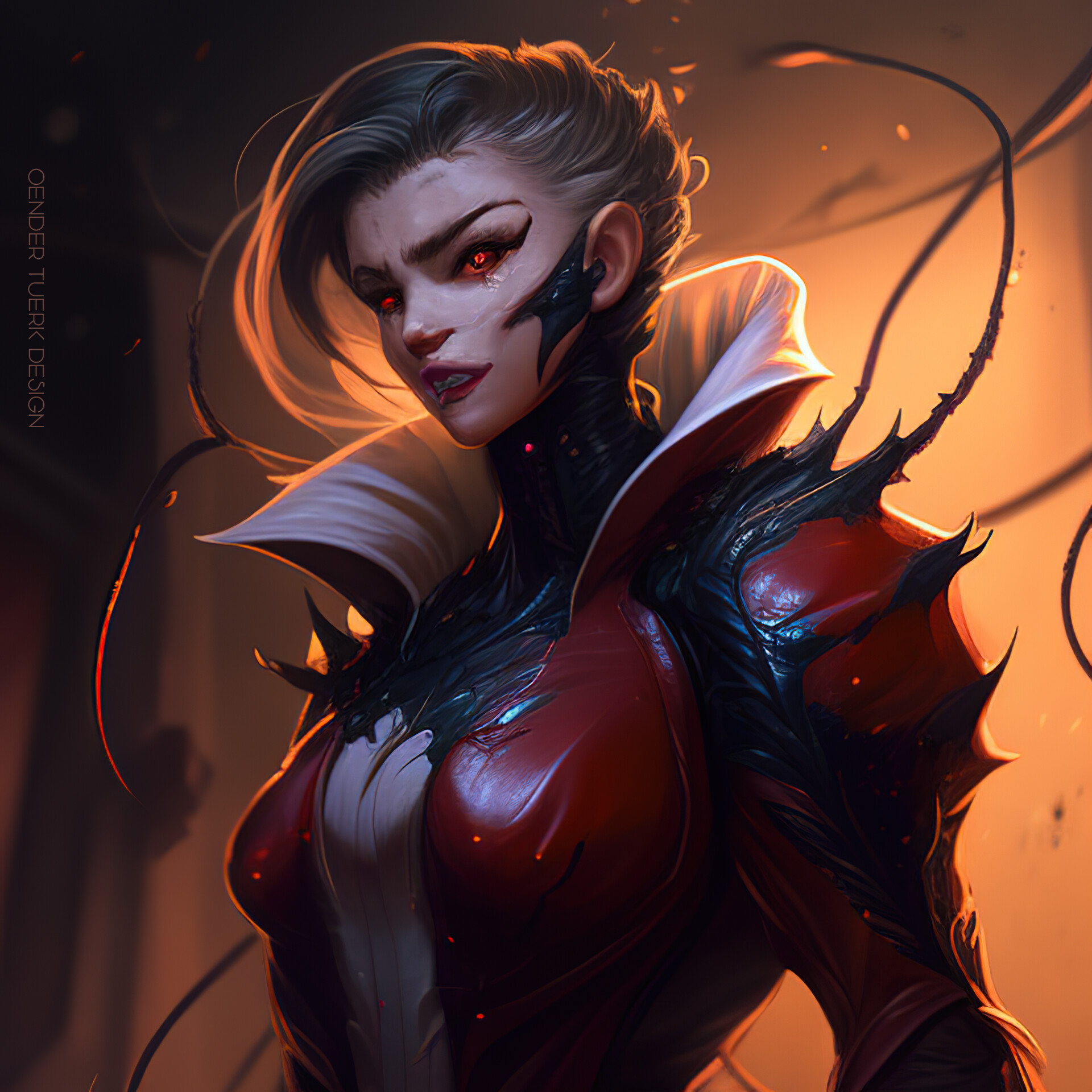 ArtStation - Demonic Lady