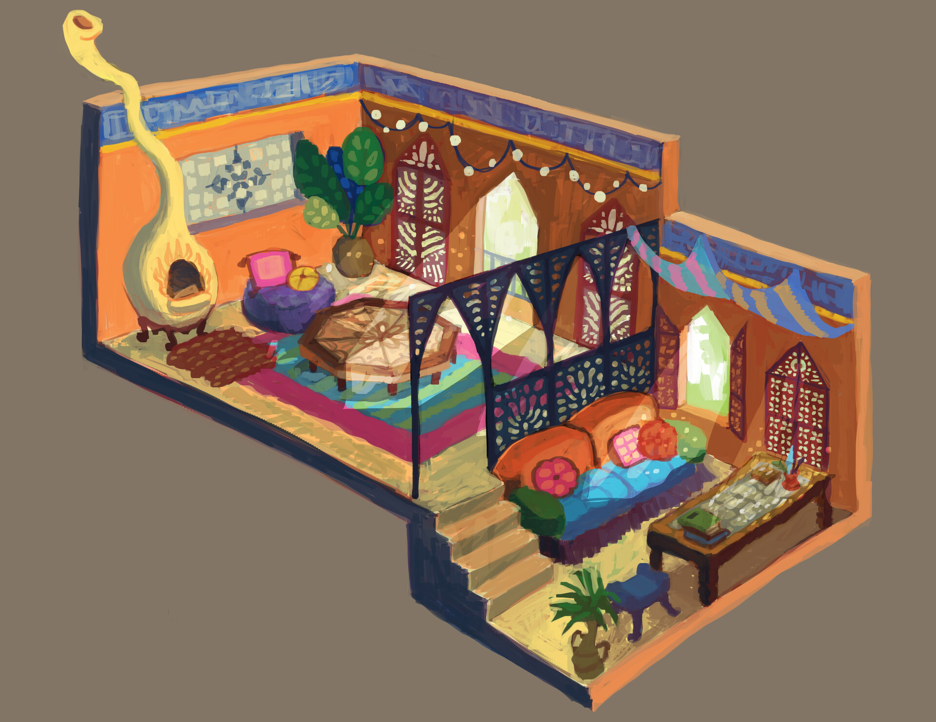 ArtStation - Middle Eastern Home