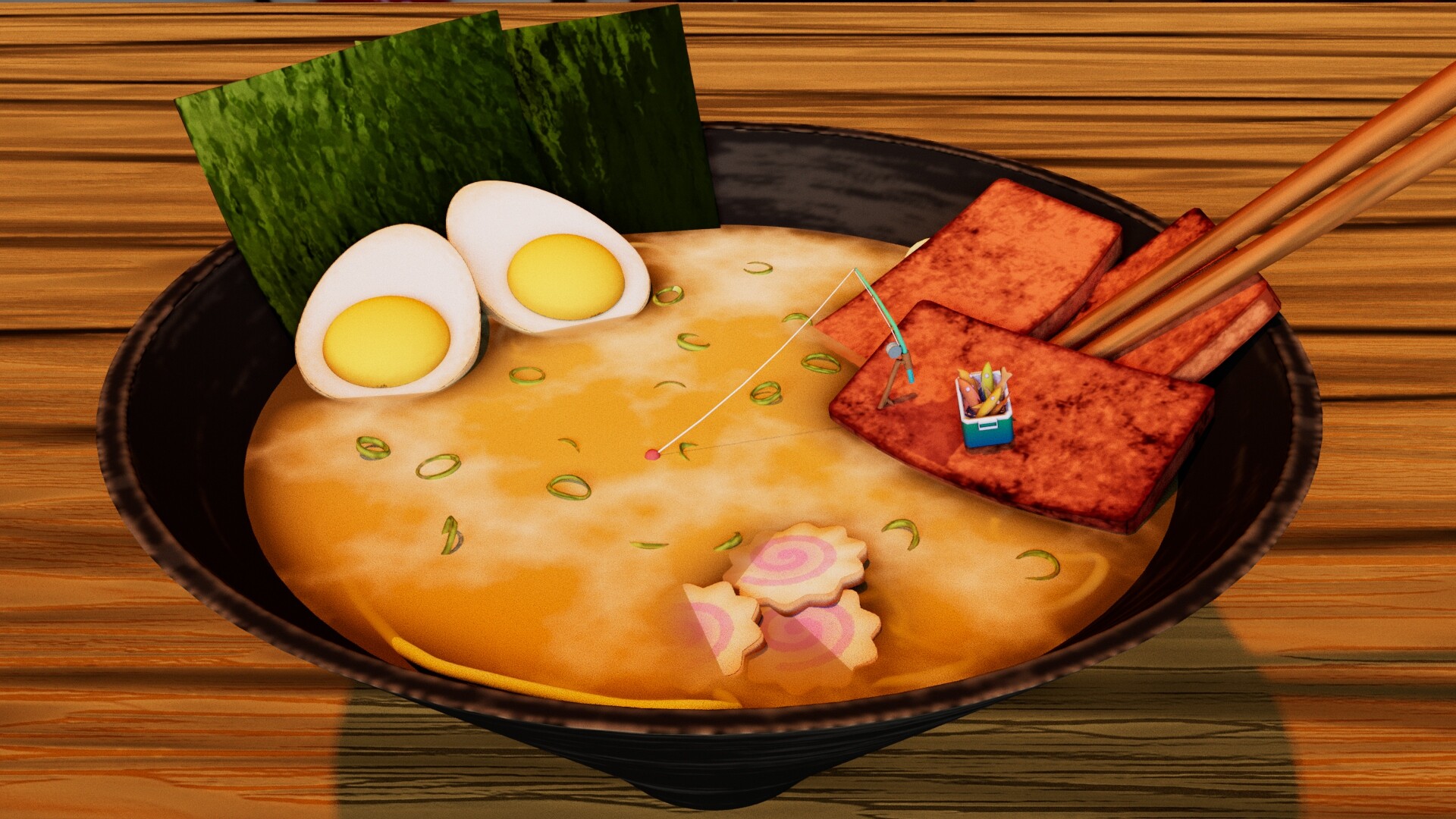 ArtStation - Ramen Fishin'