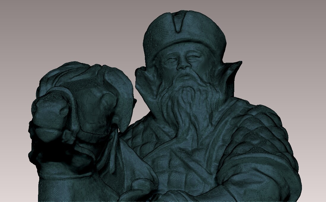 Olga - Horse archer — 3D scan cleanup & recovering!