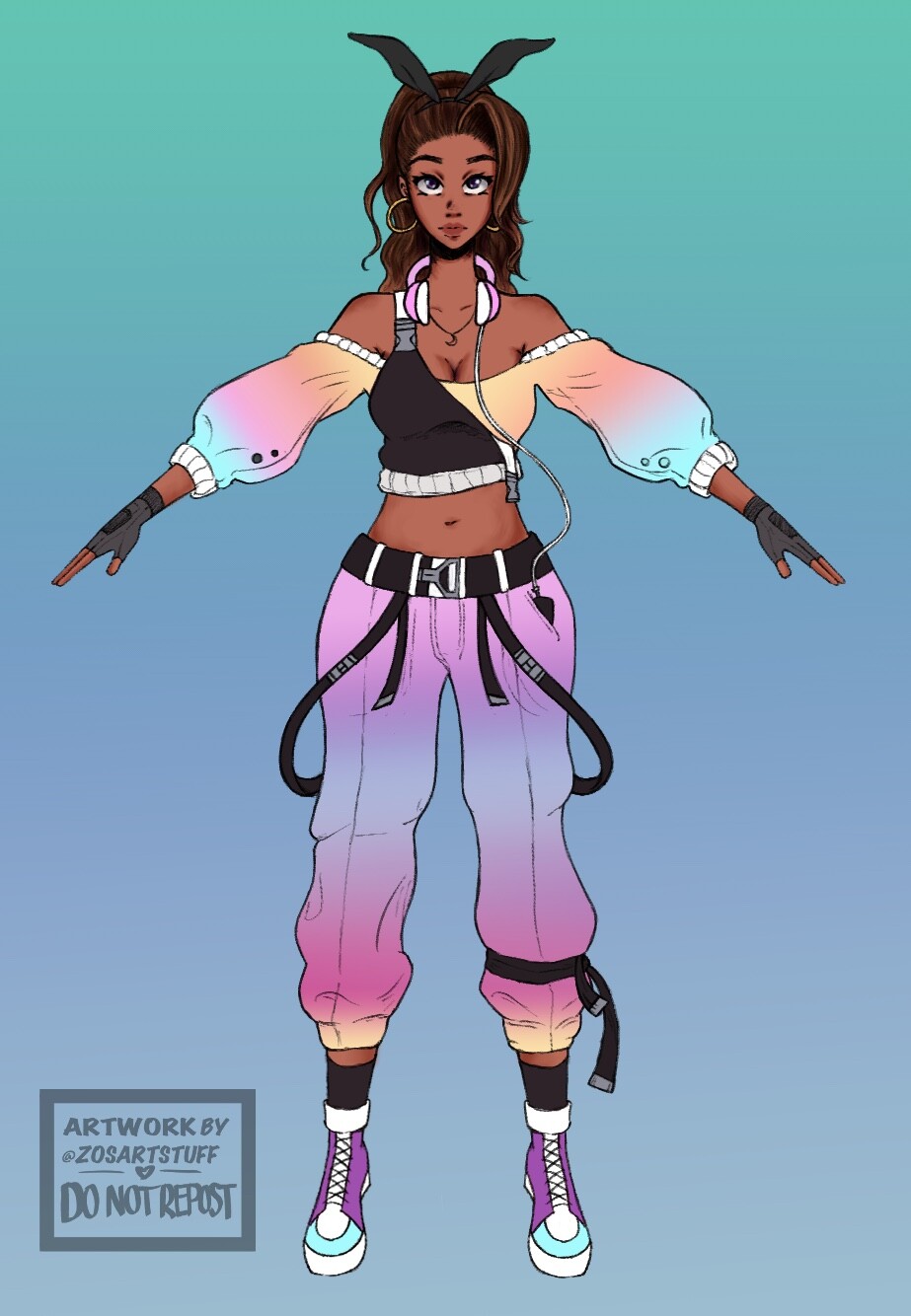 ArtStation - Cyberpunk DJ Commission