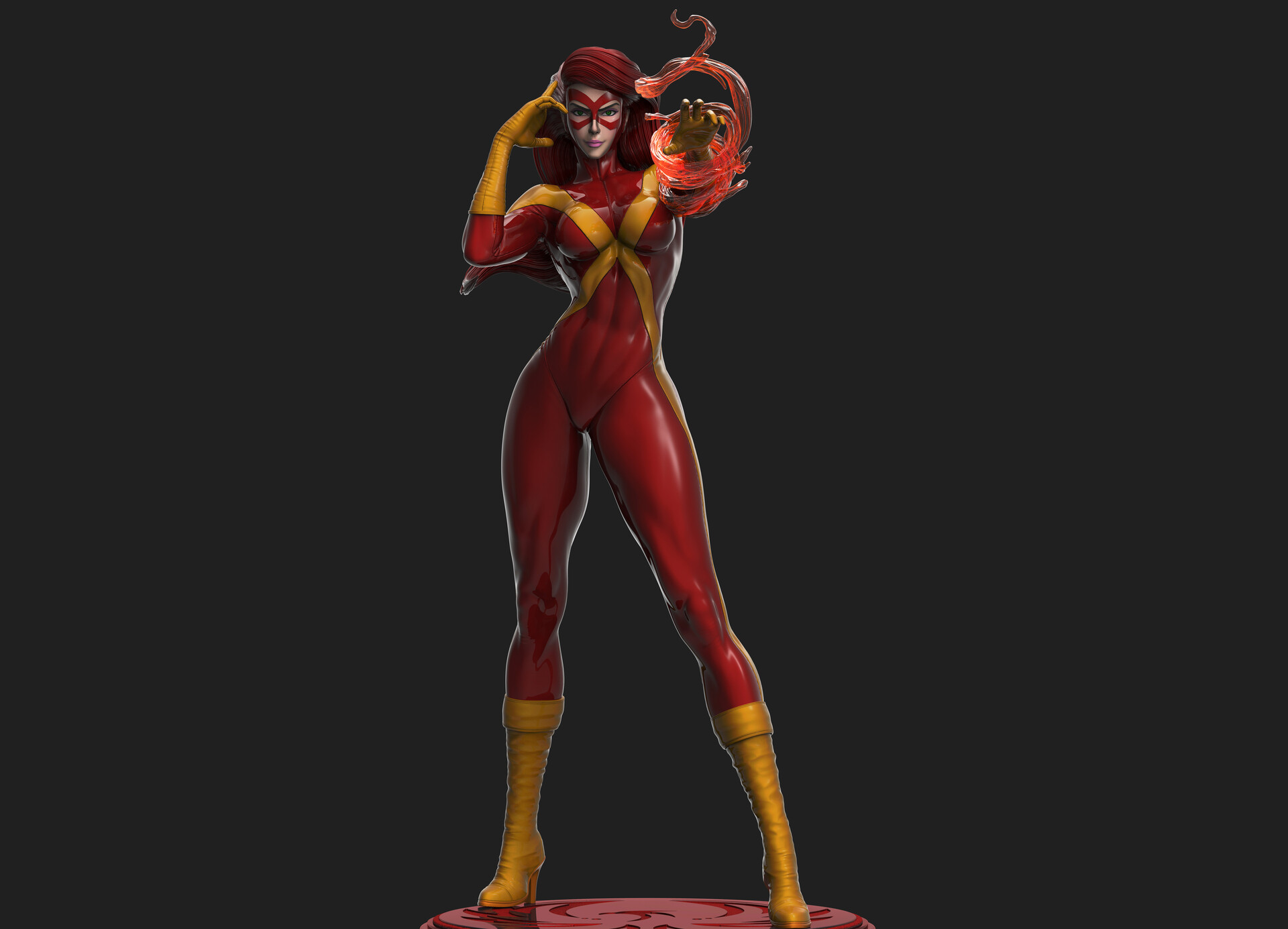 ArtStation - Jean Gray phoenix, commission