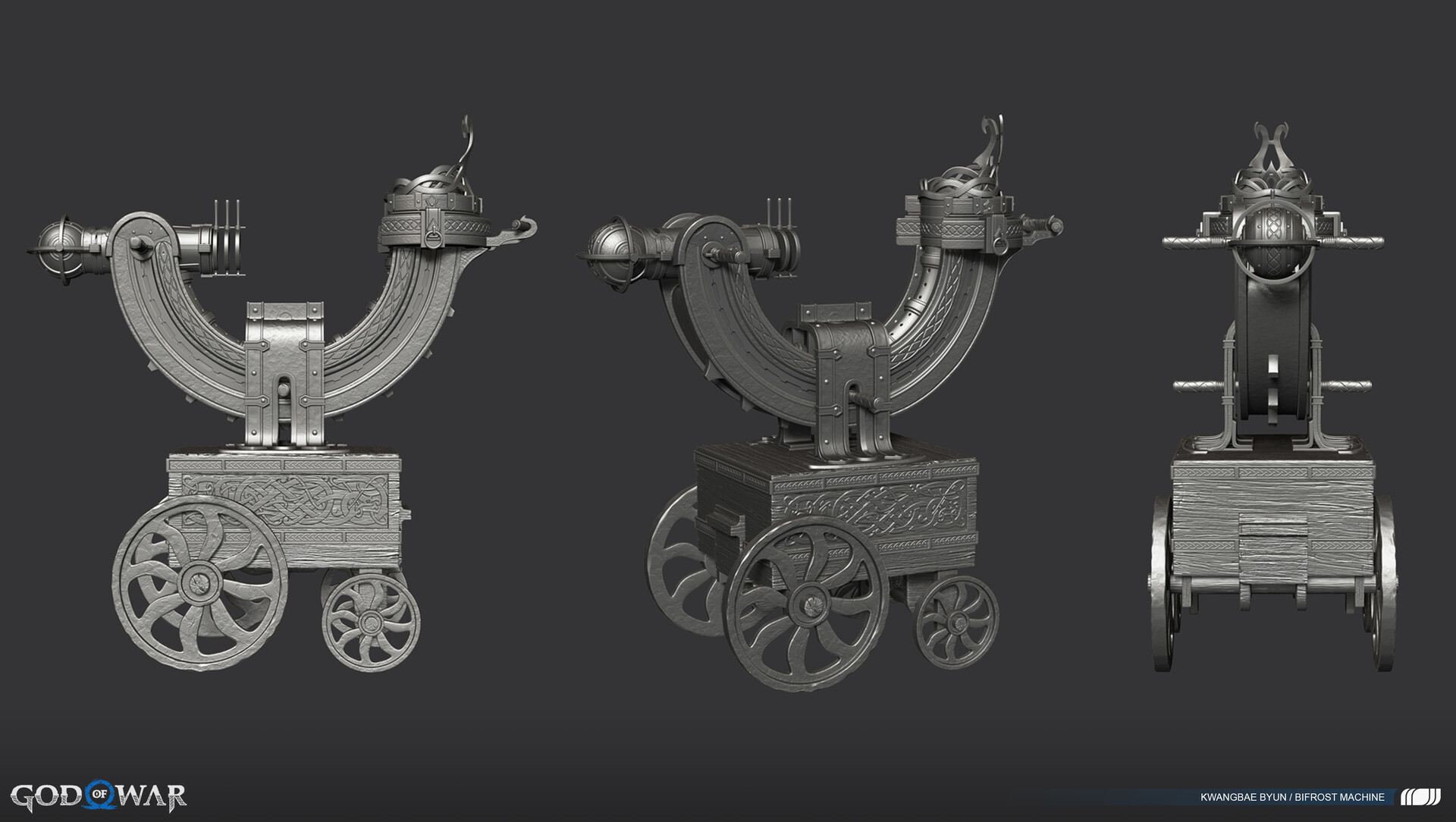 Kwangbae Byun (KB) - God of War Ragnarok - Sindri bifrost machine