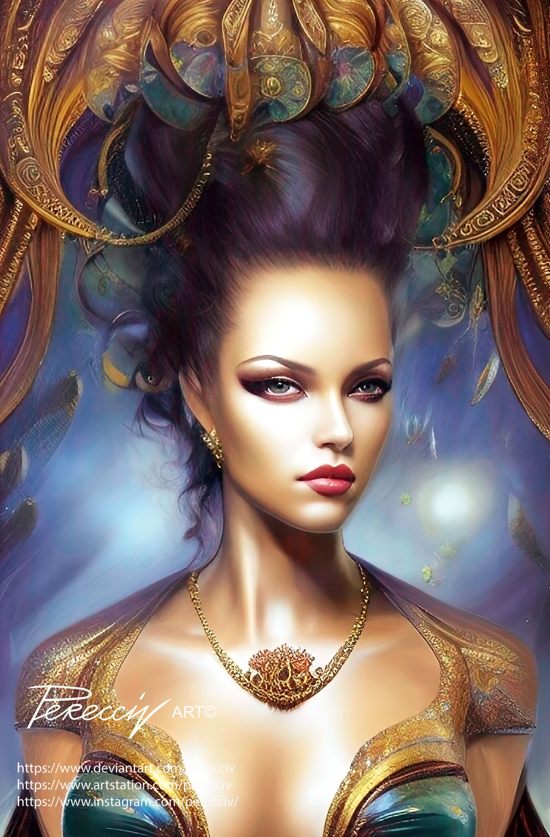 ArtStation - Magic girl.