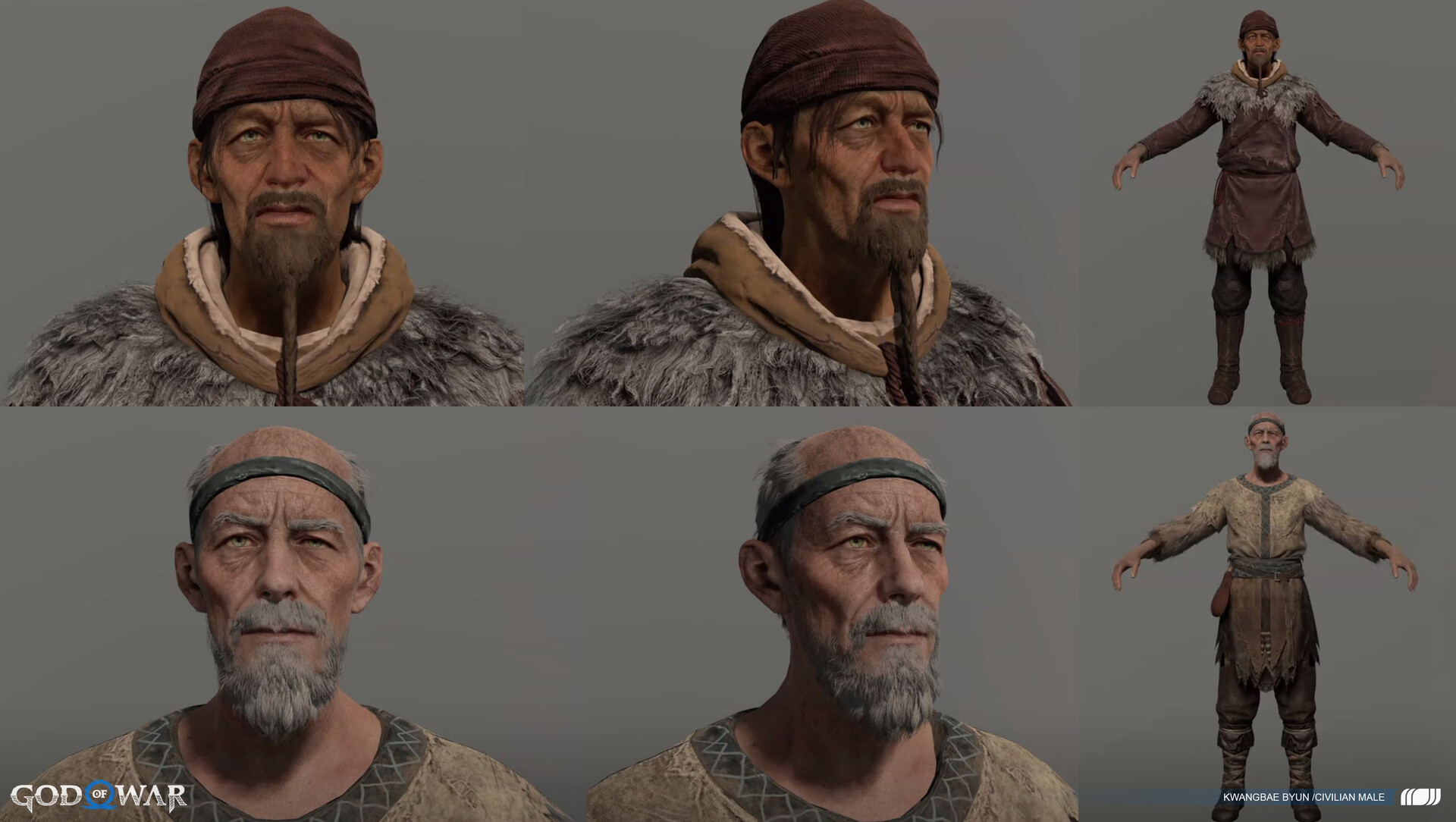 KB - God of War Ragnarok - character npc & props