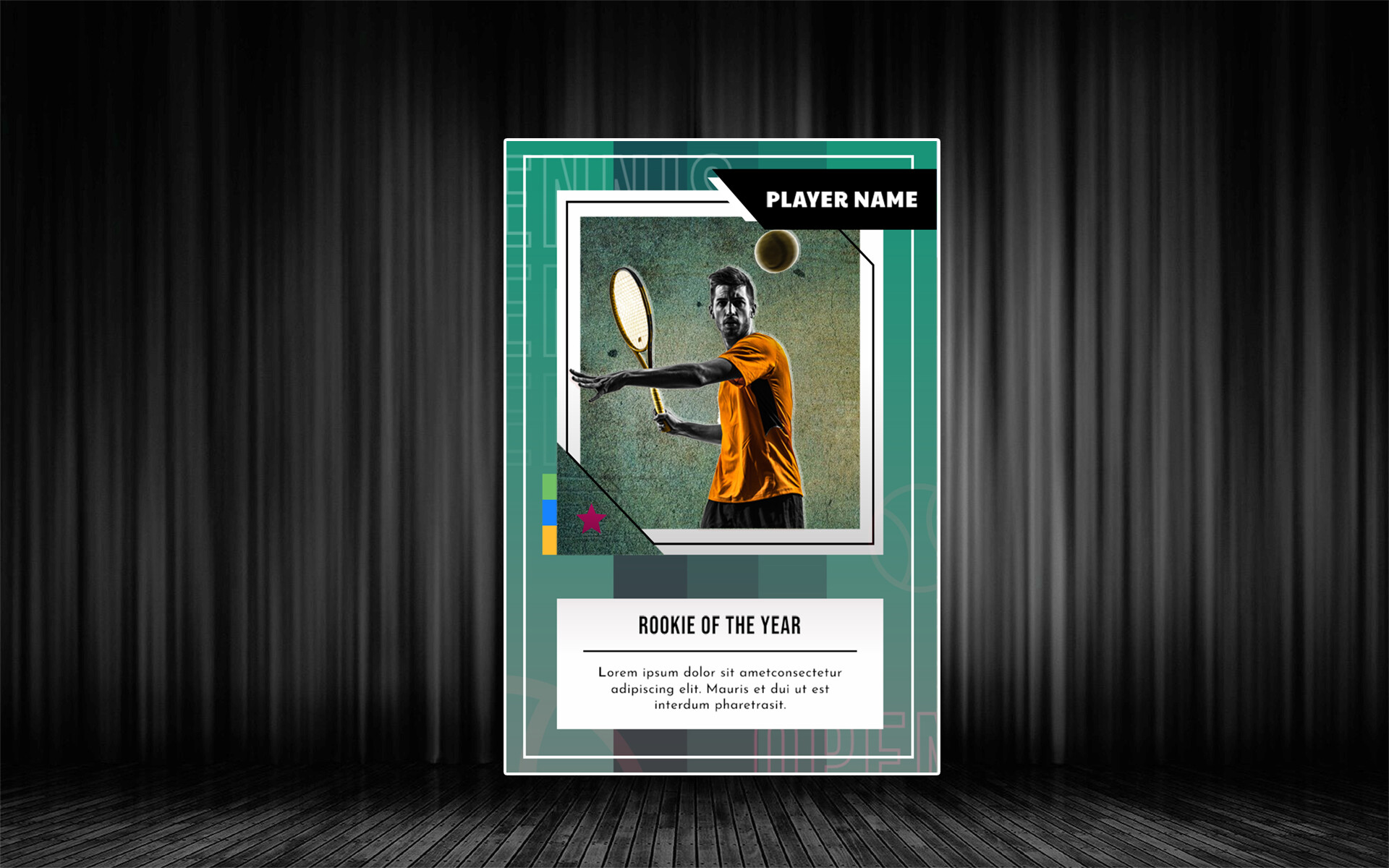 Atomic templates - Sports Trading Card PSD V2