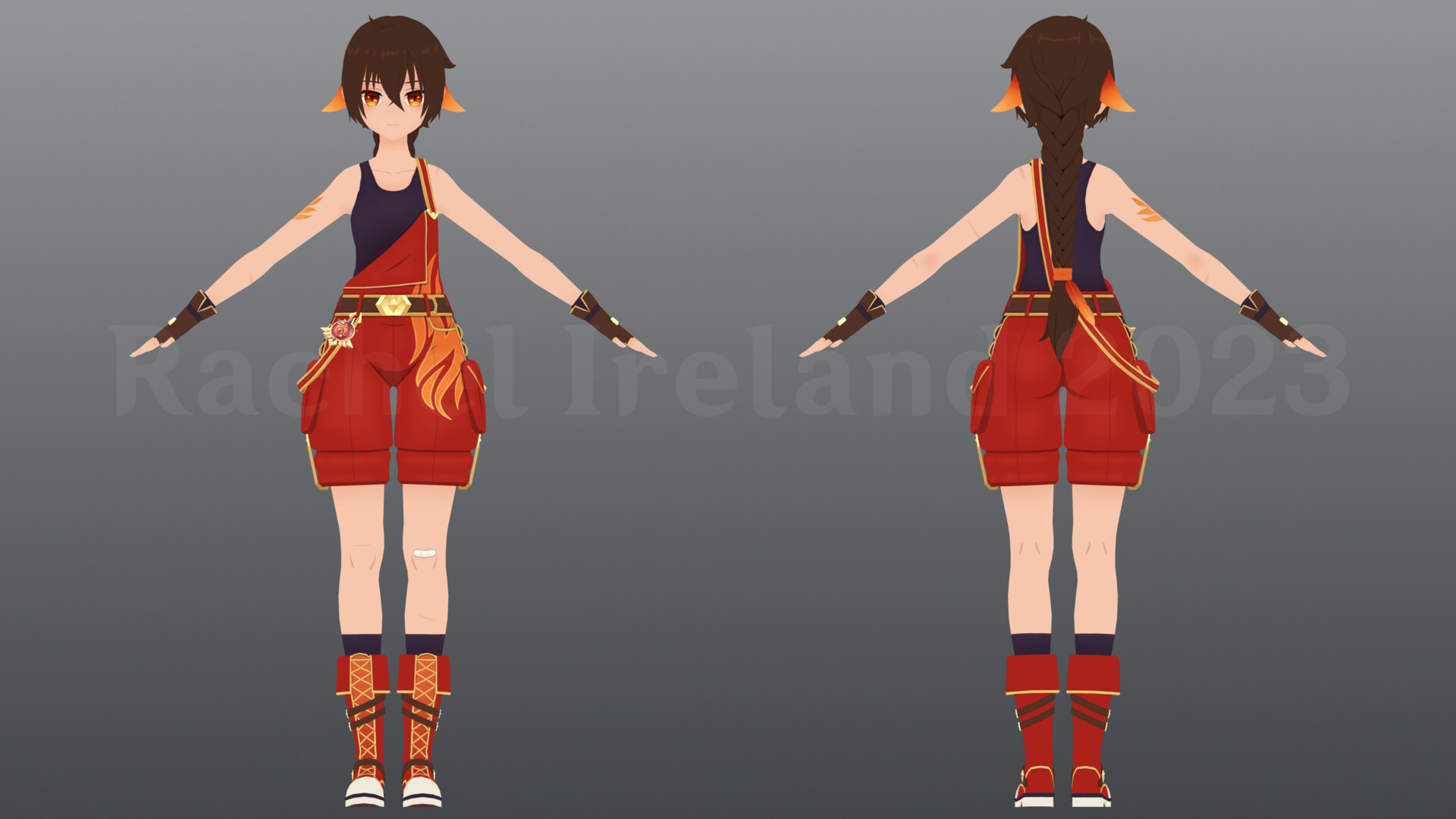 Character Model Template