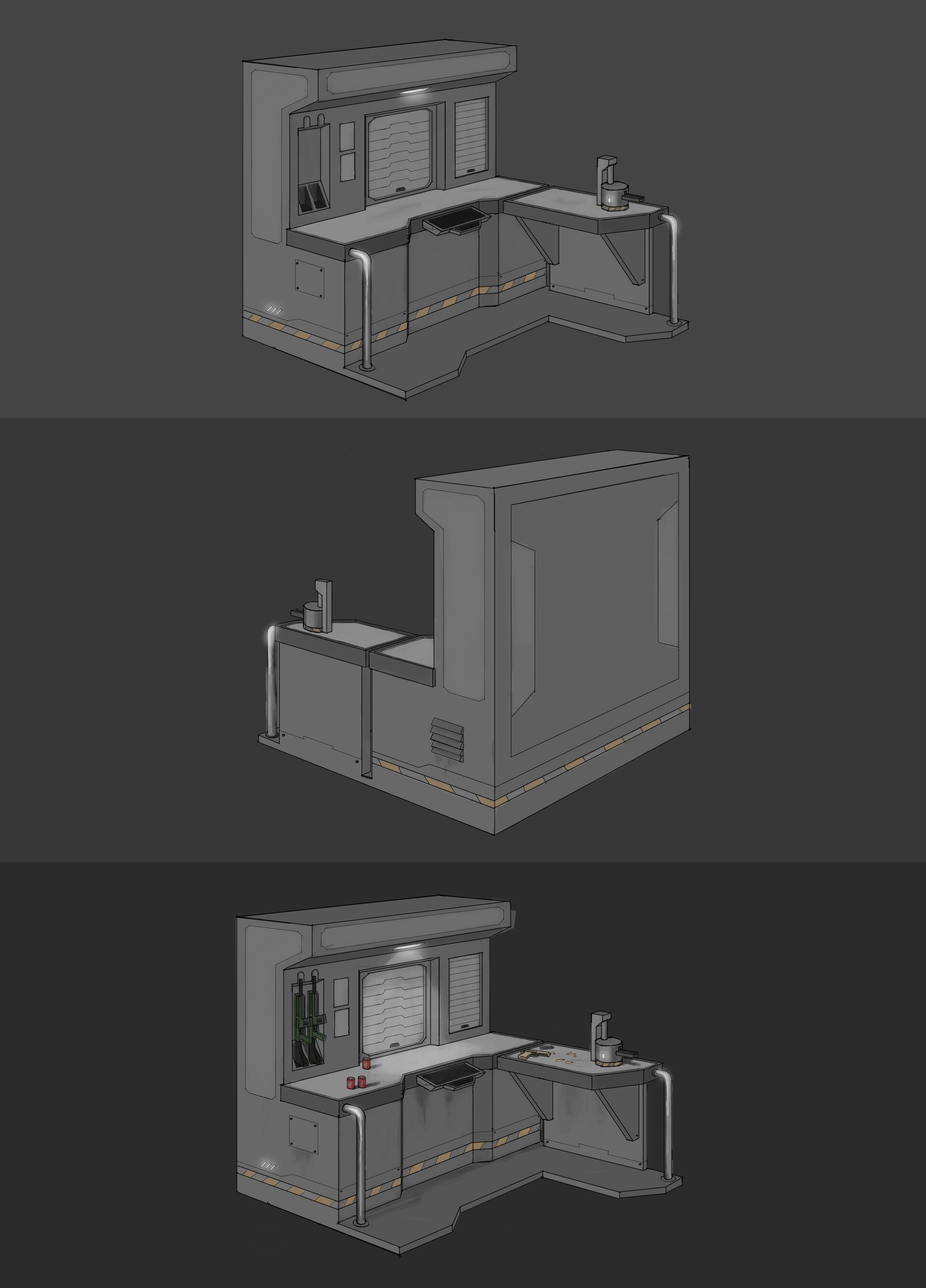 ArtStation - Weapons Bench