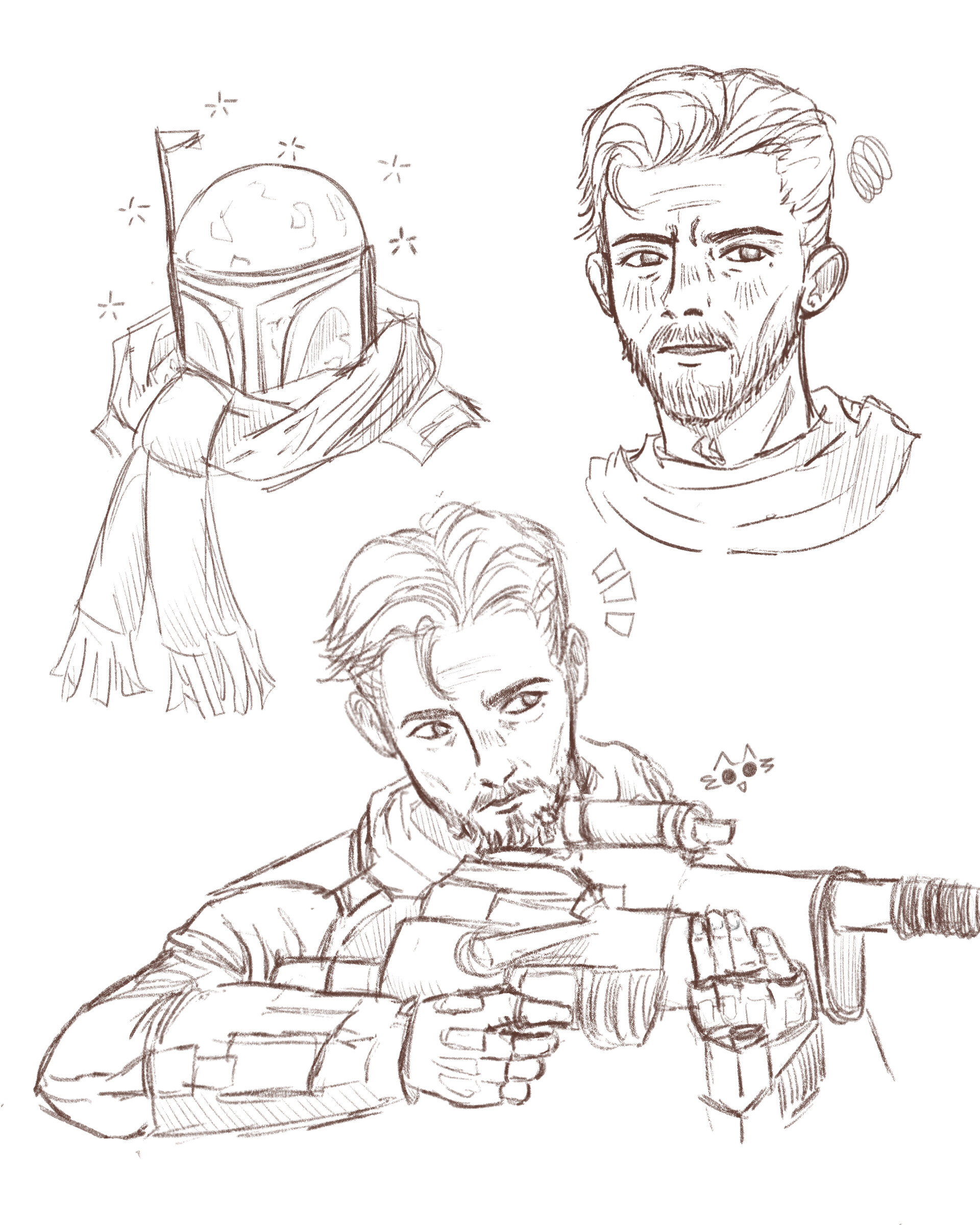 ArtStation - Cobb Vanth Sketch