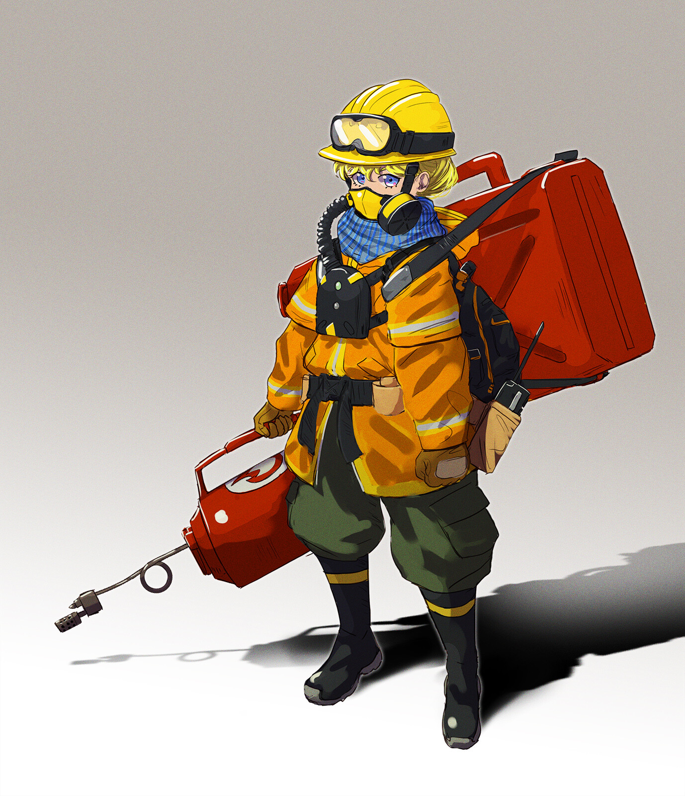 ArtStation - Controlled Burn Girl