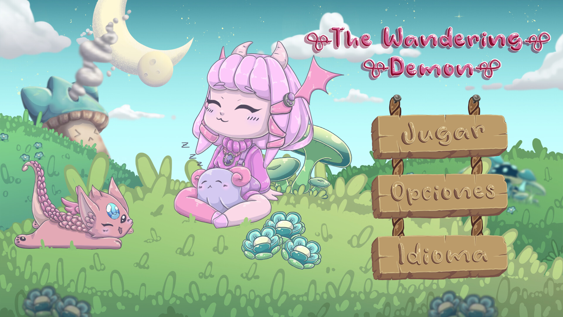 ArtStation - The Wandering Demon - 2D Game Art