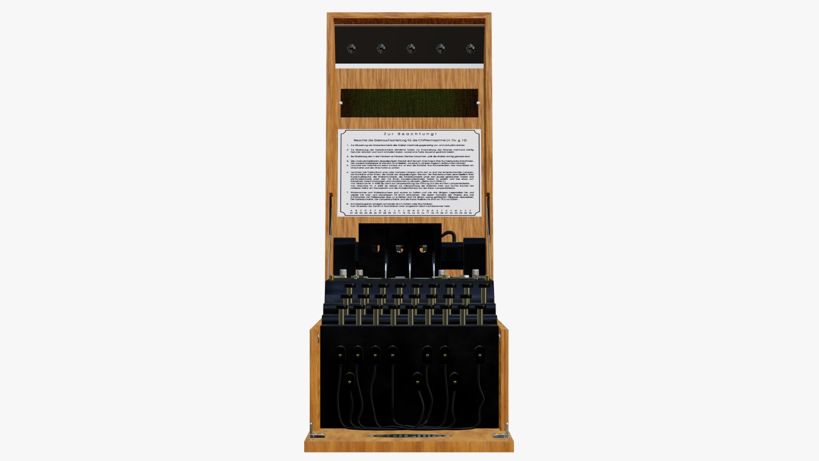 ArtStation - Enigma machine