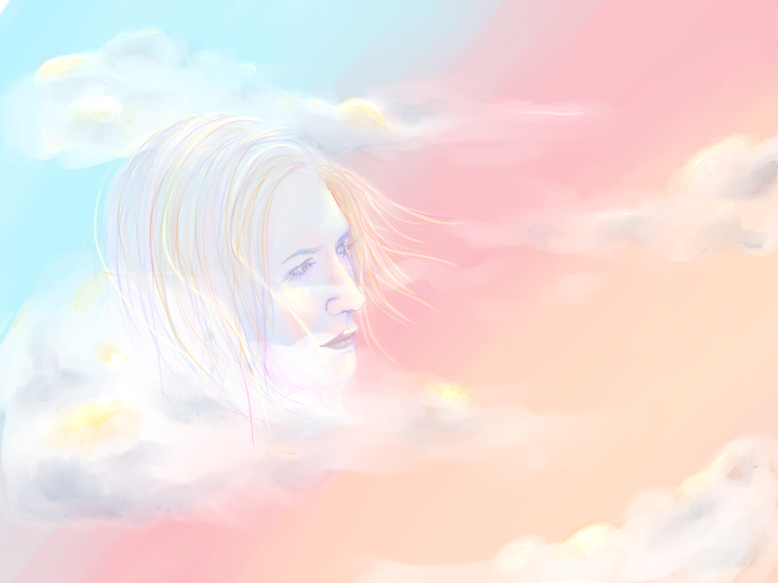 ArtStation - Self Portrait - Head in the Clouds