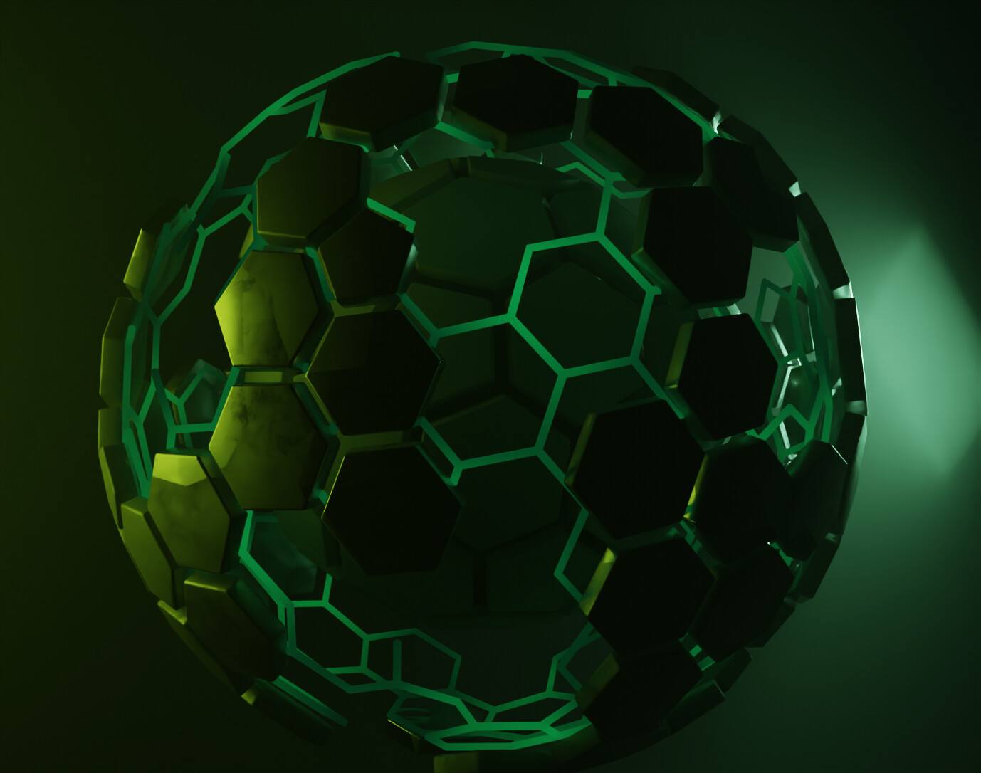Helen Zeppieri - Geometry Nodes - Abstract Icosphere