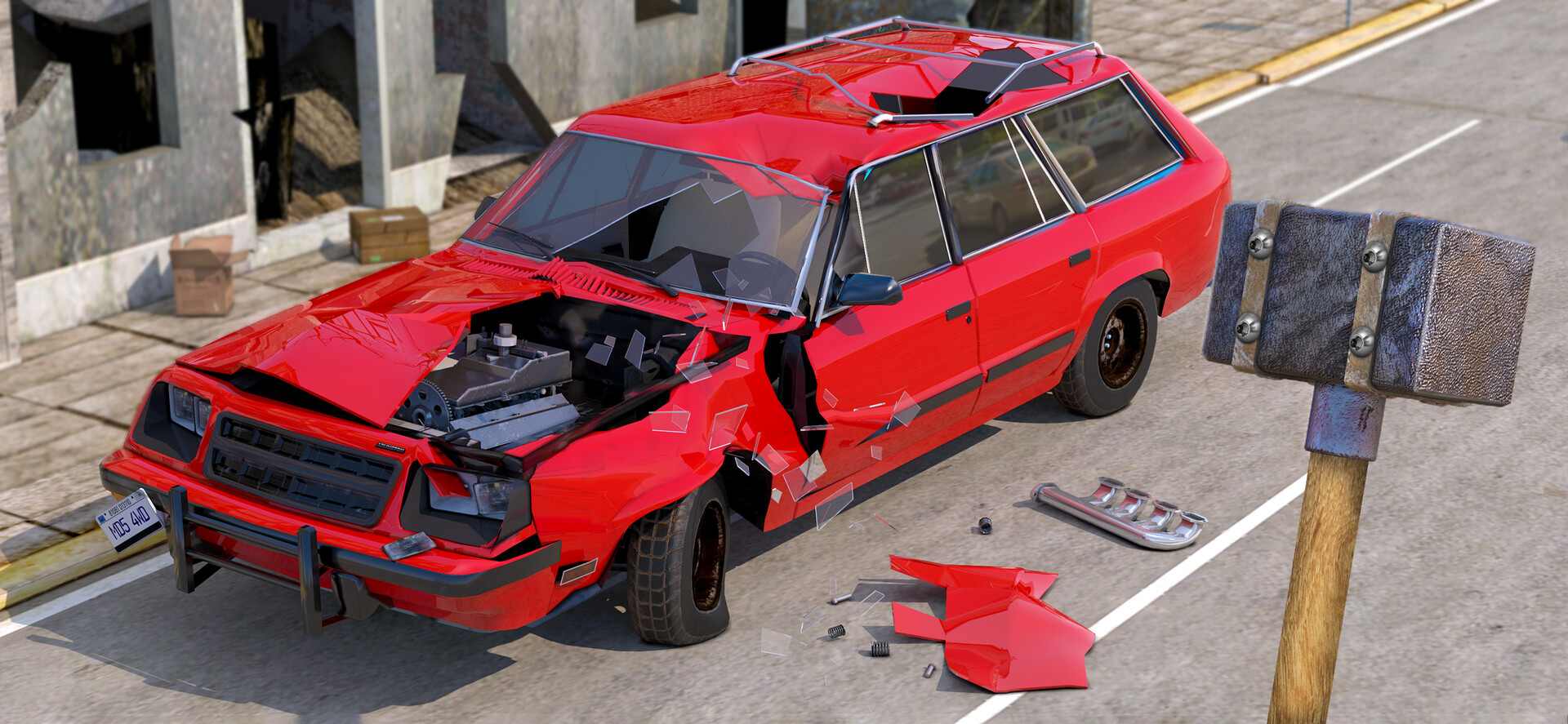 ArtStation - Tear Down Game