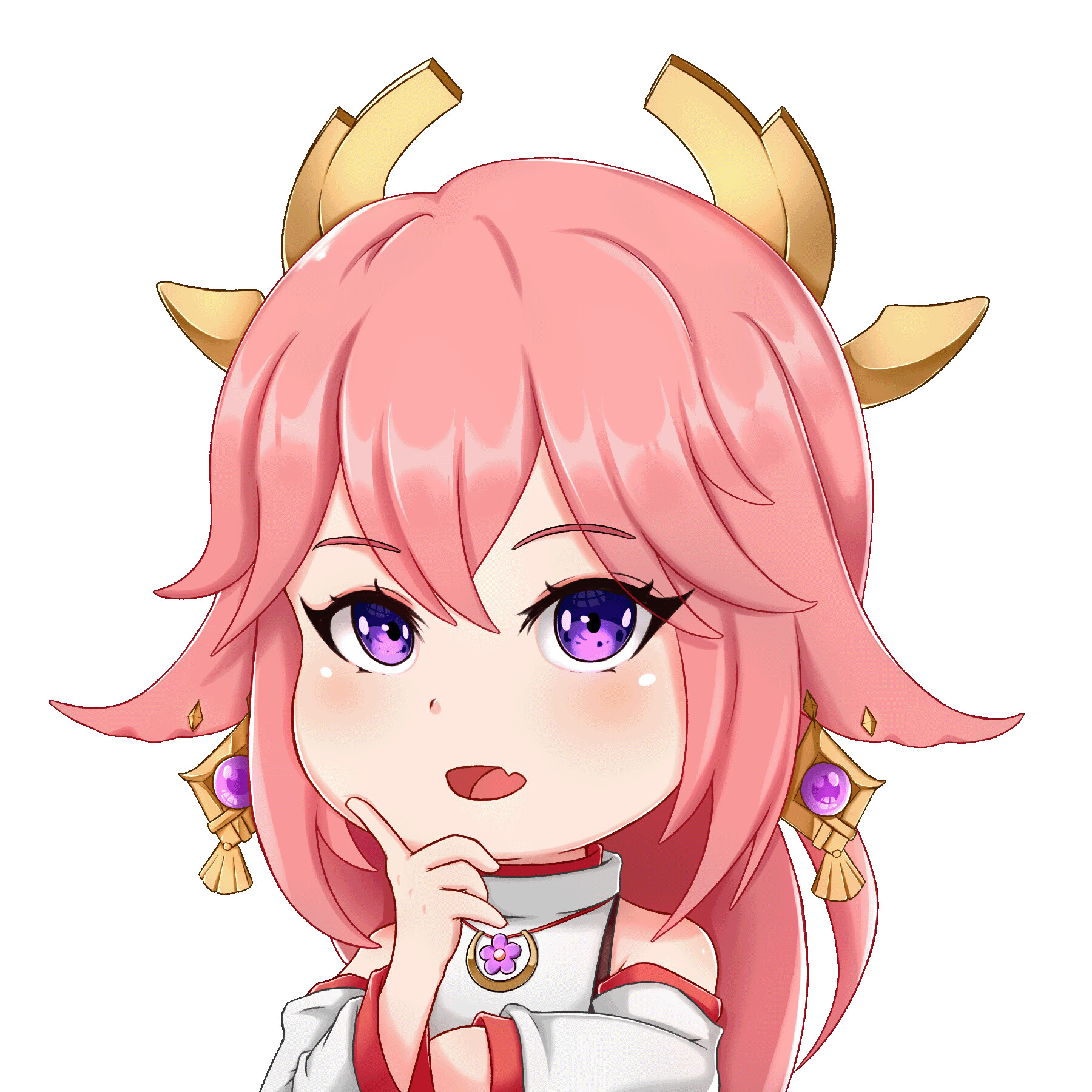 ArtStation - Chibi - Genshin Impact Yae Miko