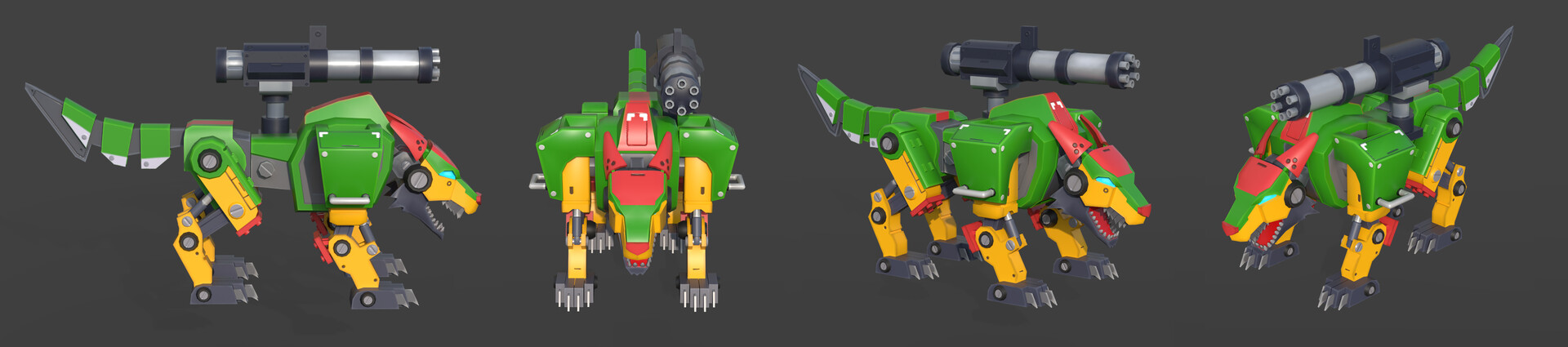 ArtStation - Robot Wolf