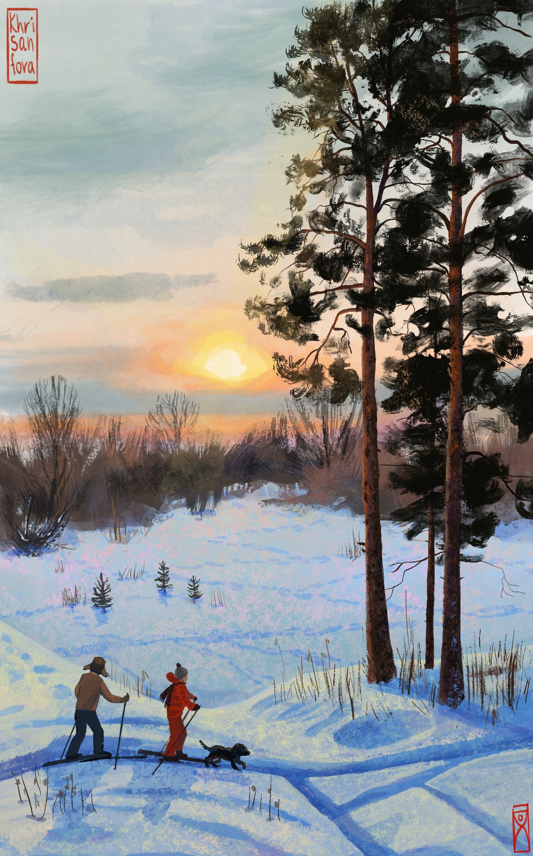 ArtStation - Winter weekend