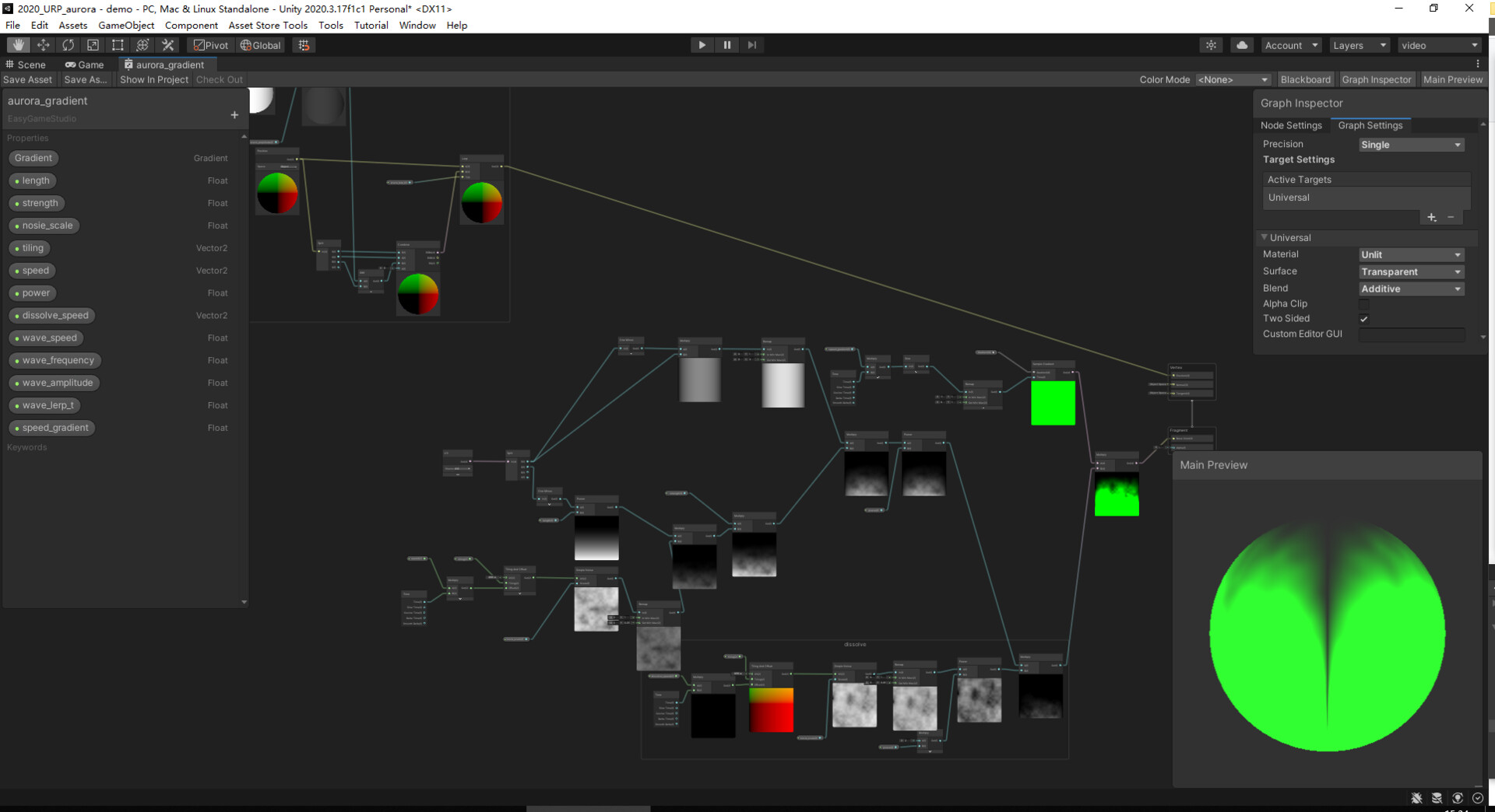 Easy Game Studio - Unity VFX - Aurora Effect - Downloadable