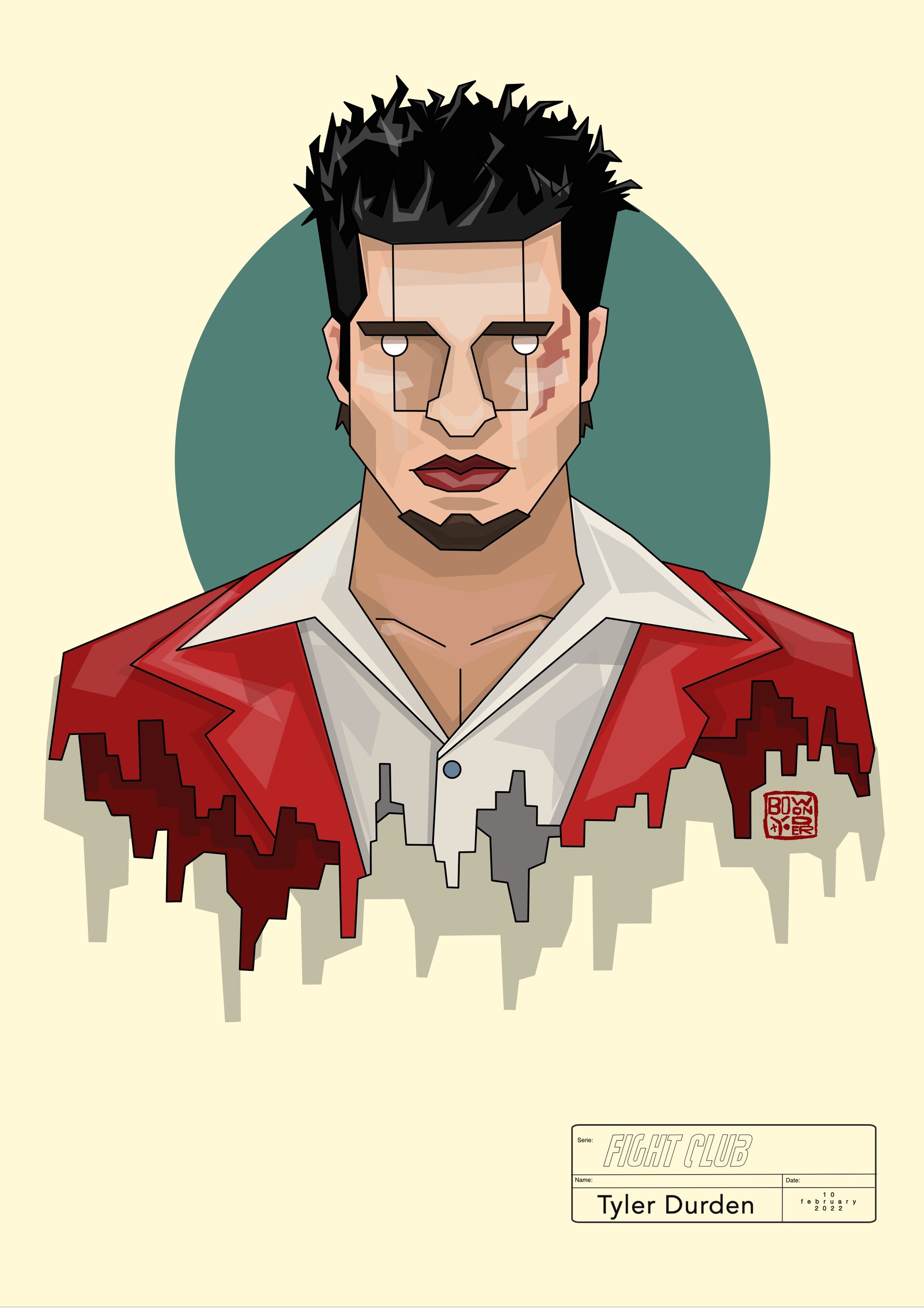 ArtStation - Tyler Durden (Fight Club)