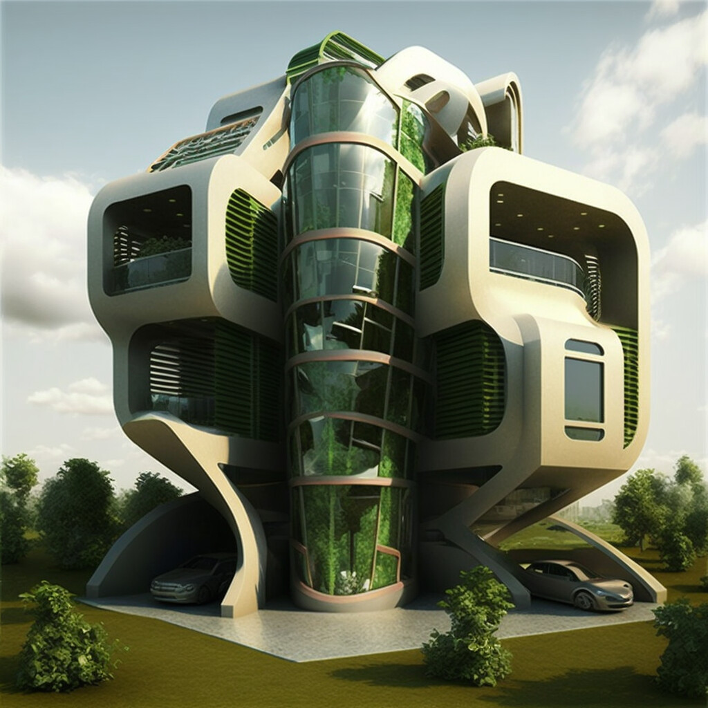 ArtStation - Modern architectural design for O Center_4