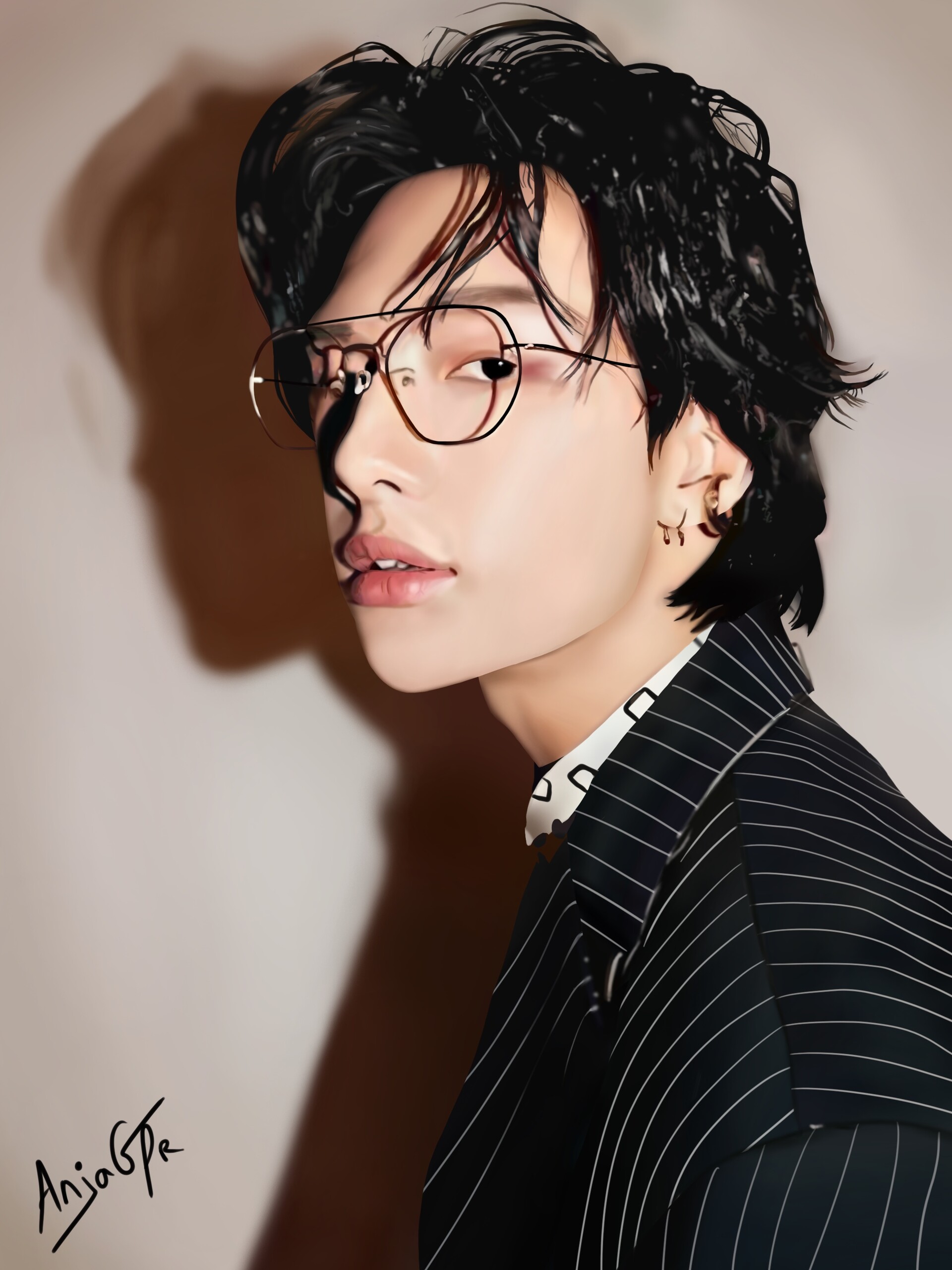 ArtStation - Hyunjin for Arena Homme 🕷