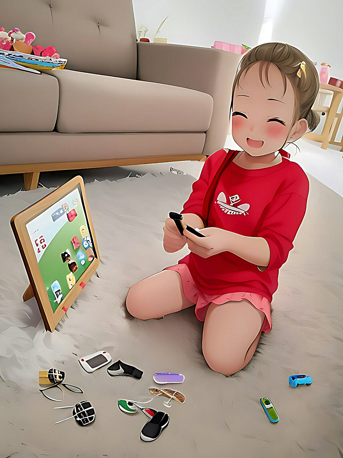 Panda Kim - Playing with magnet board