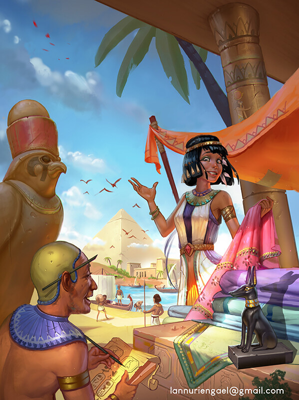 ArtStation - Ankh'or cover Boardgame