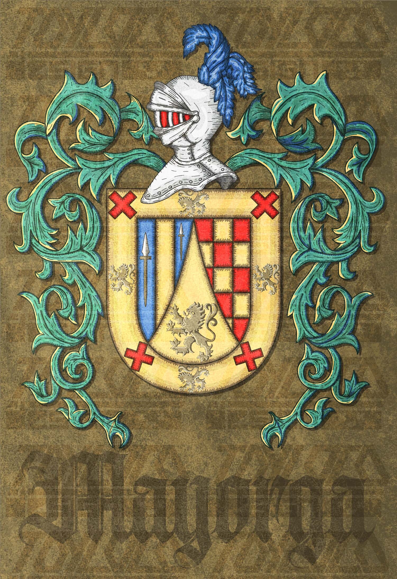 ArtStation - Escudo Mayorga shield