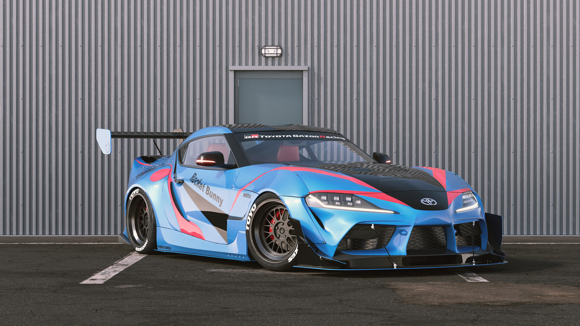 ArtStation - toyota supra rocket bunny