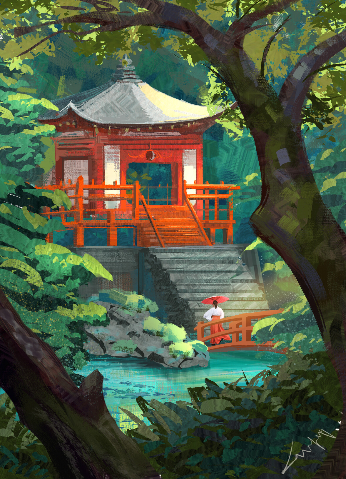ArtStation - japanese temple