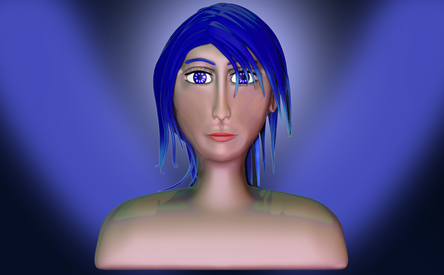 ArtStation - Kingdom Hearts Aqua Headbust