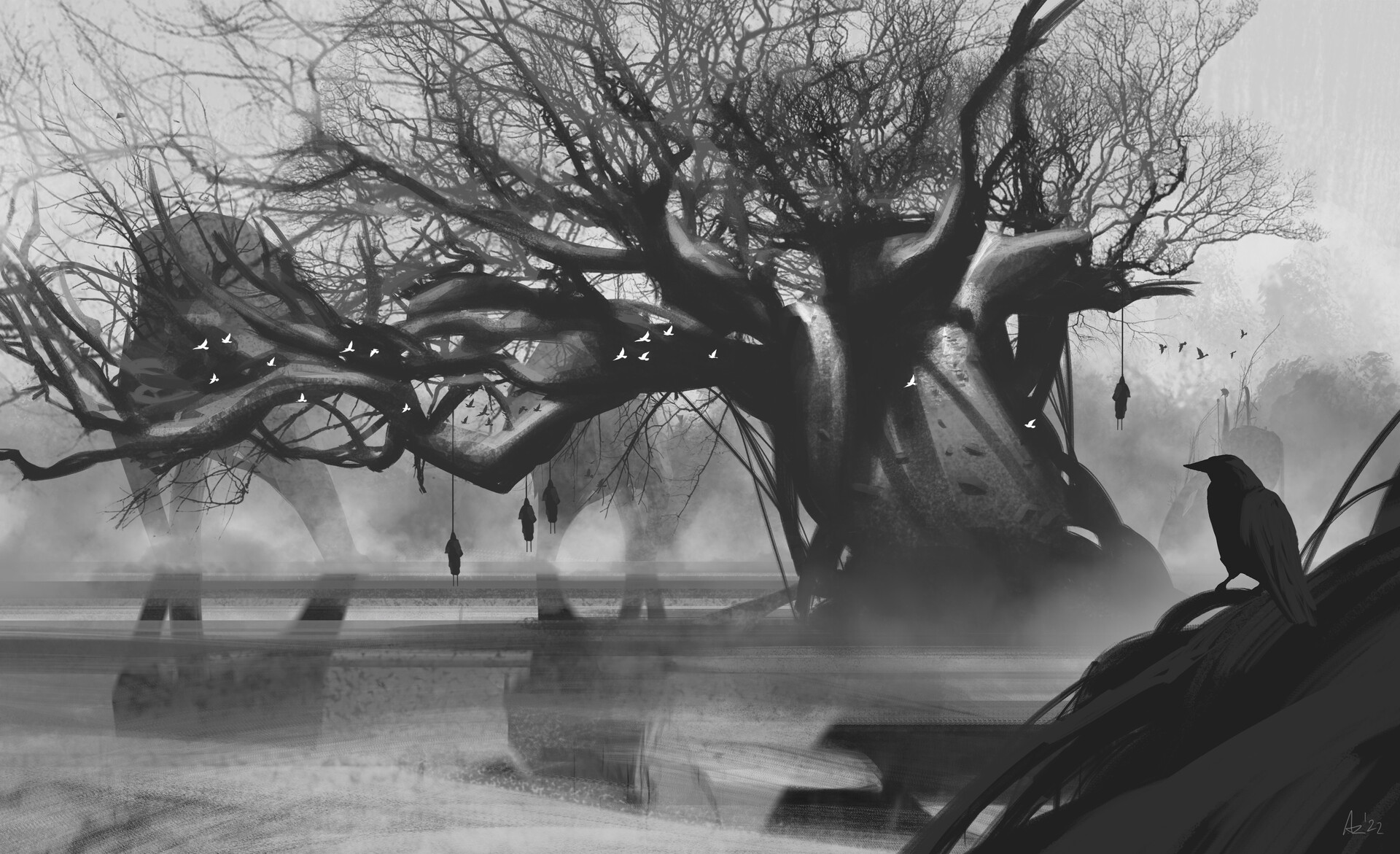 ArtStation - study of concept trees