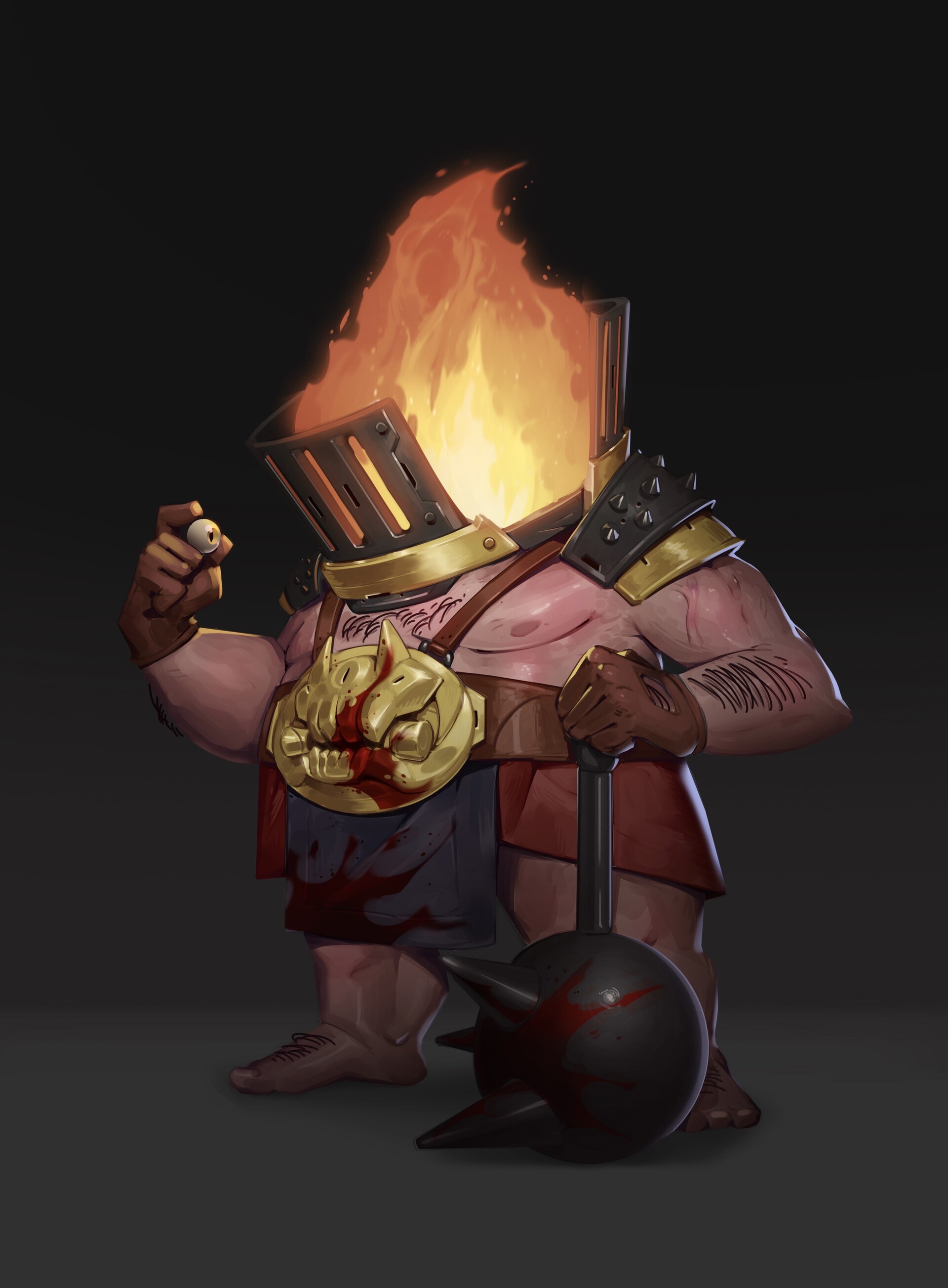 ArtStation - Fire giant