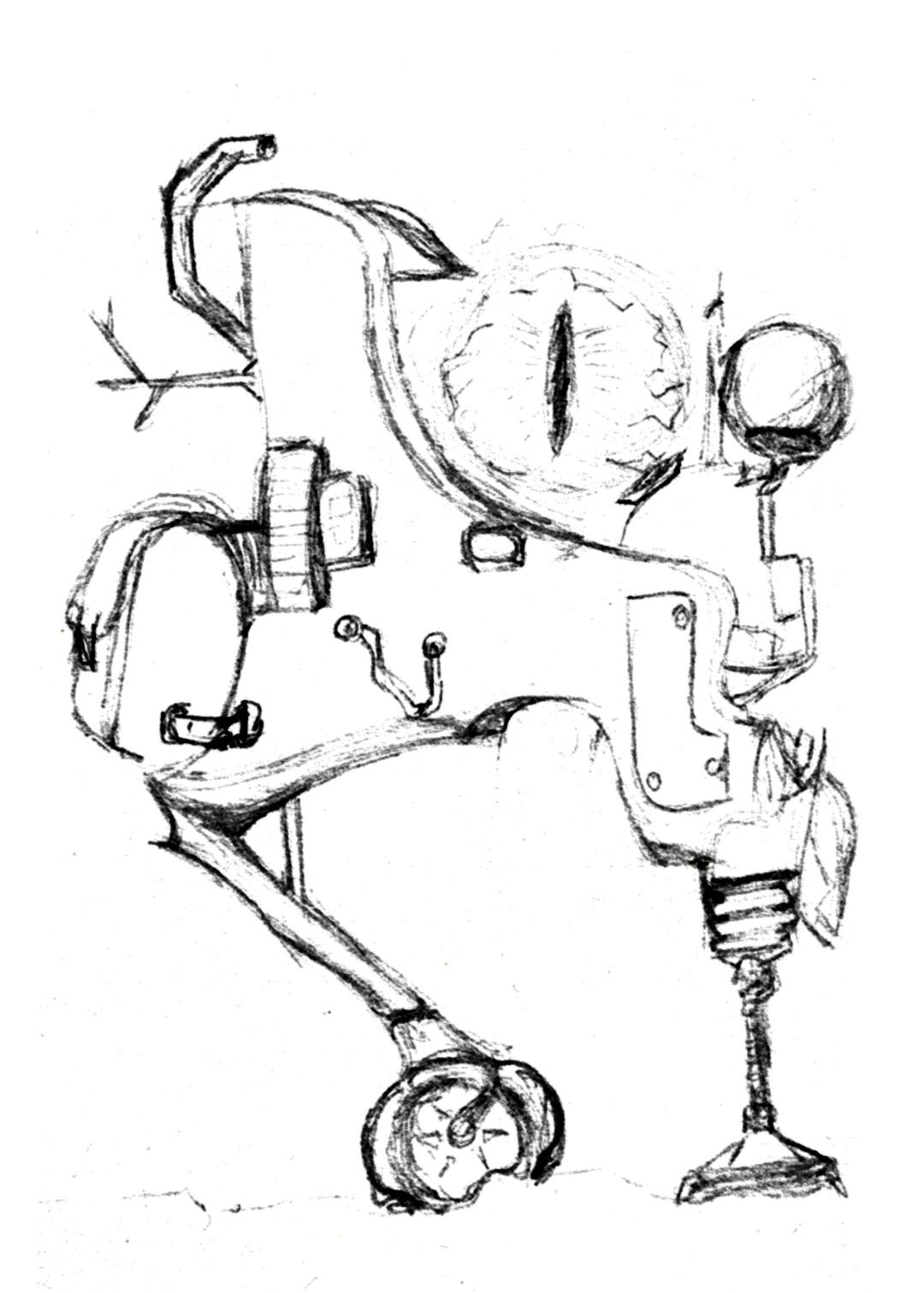 ArtStation - One-eyed Cyborg